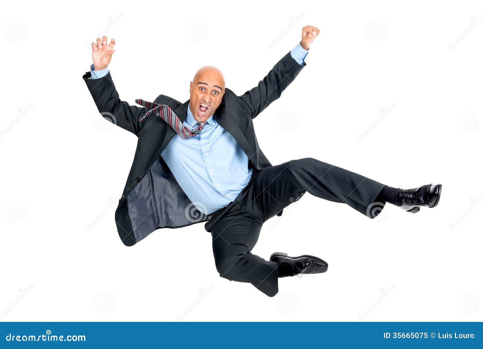 Jumping businessman stock image. Image of cool, businessman - 35665075