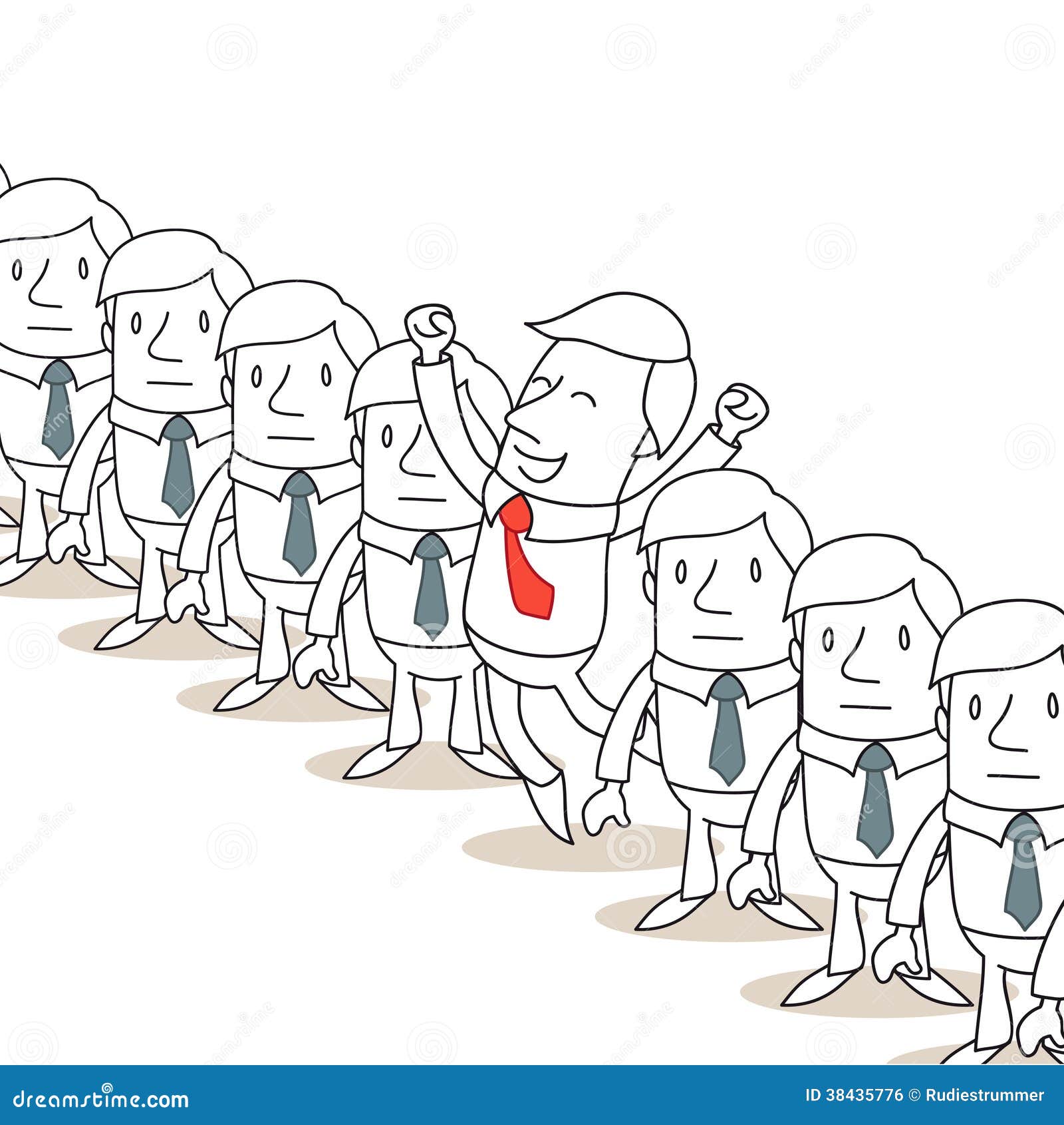 Homogeneous People Cartoon