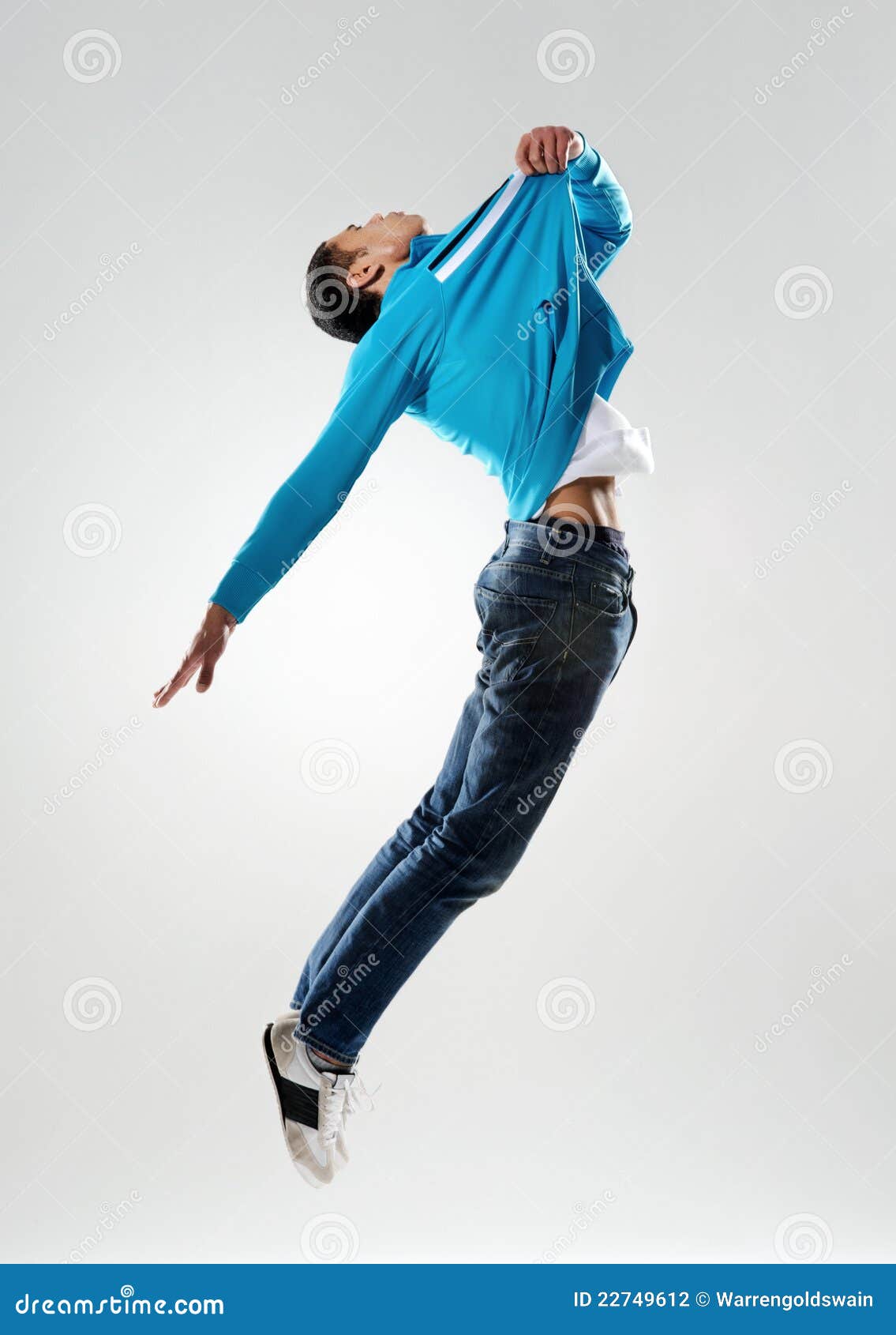 Jumping dancer stock photo. Image of mixed, lift, expressive - 22749612