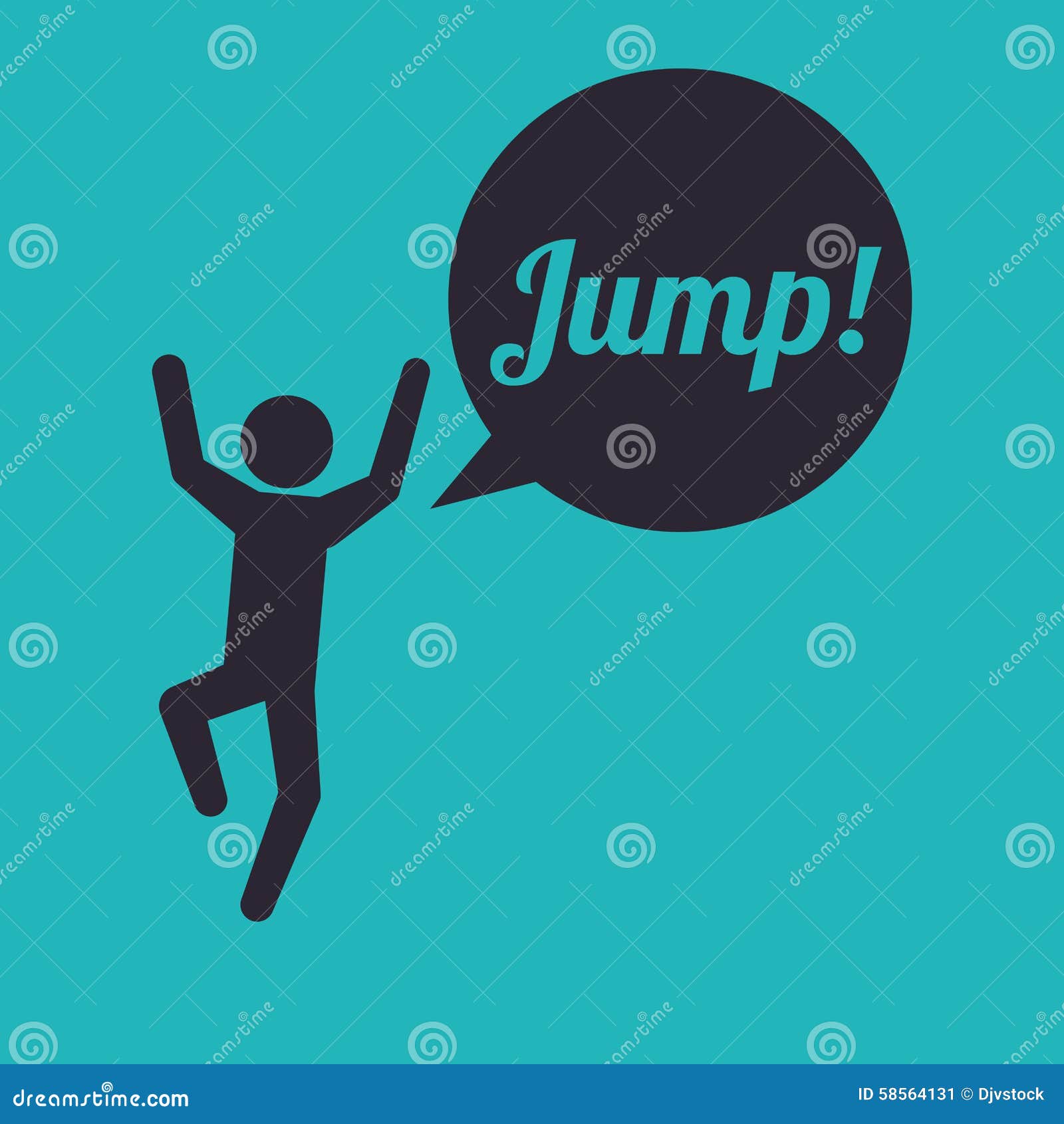 Jumping design stock vector. Illustration of jumping - 58564131