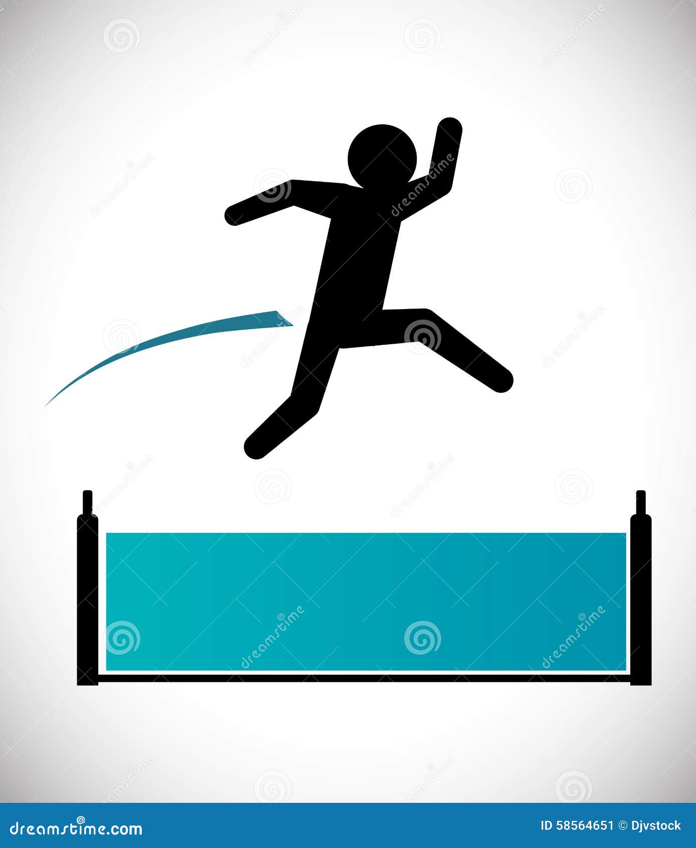 Jumping design stock vector. Illustration of sport, extreme - 58564651