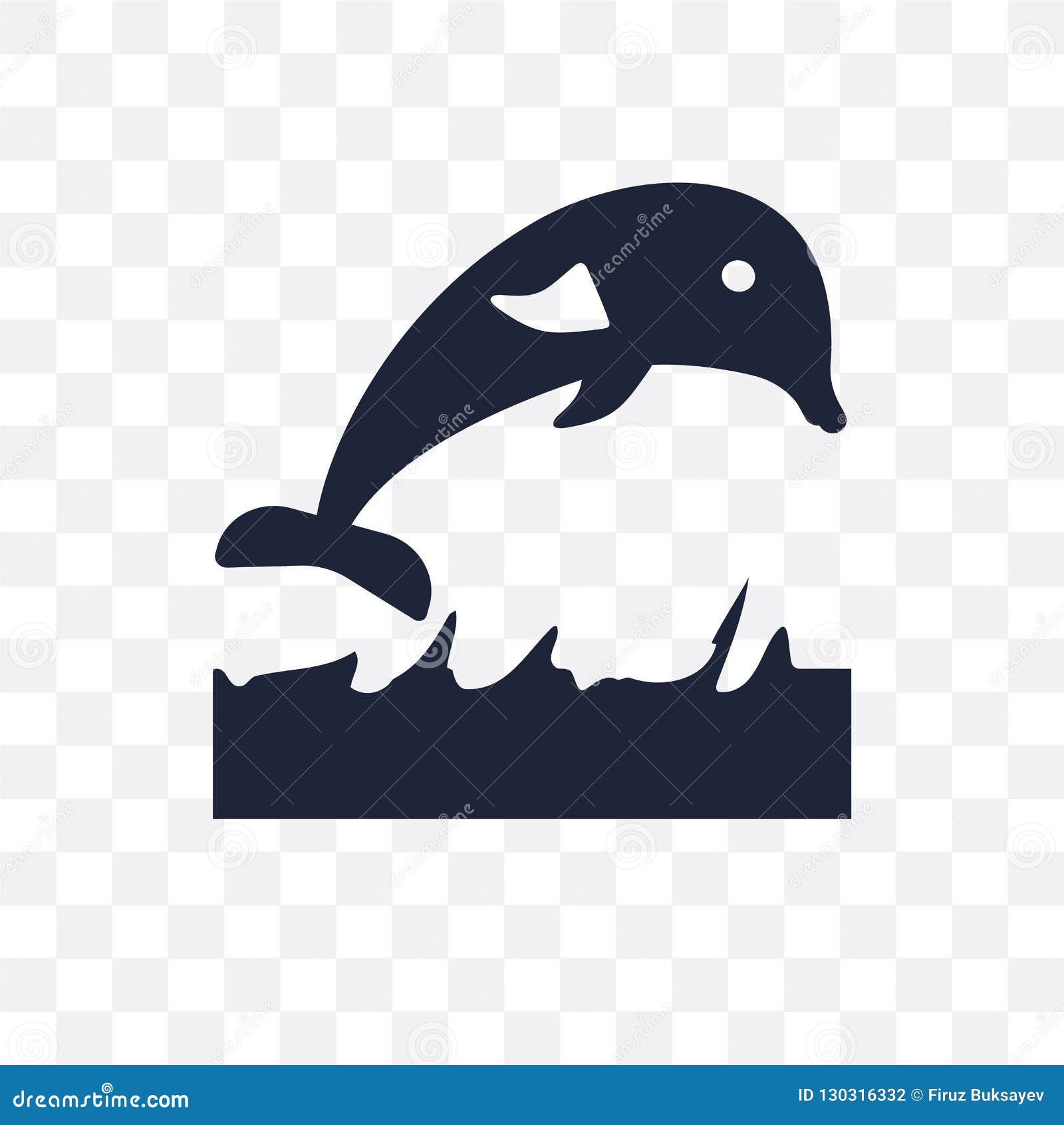Jumping Dolphin Transparent Icon. Jumping Dolphin Symbol Design Stock ...