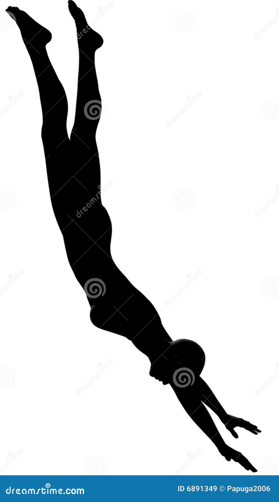 Jumping down stock illustration. Illustration of active - 6891349