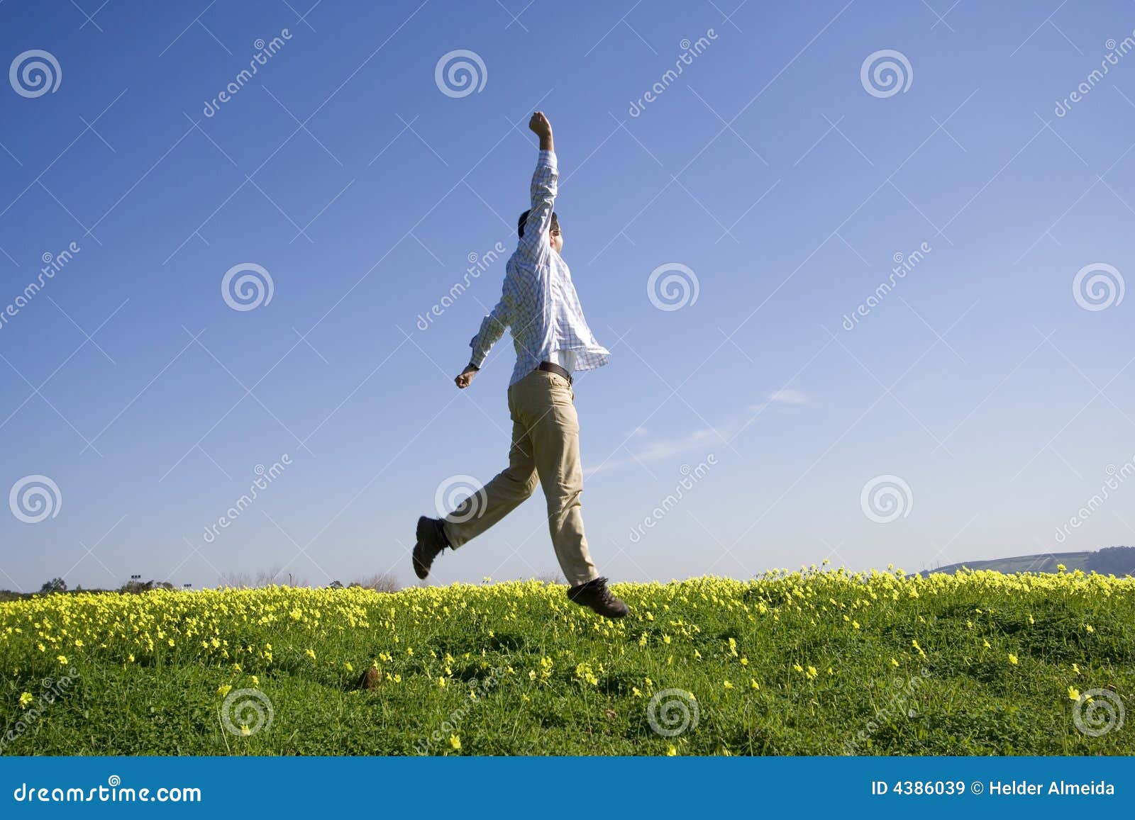 Jumping free stock image. Image of carefree, male, adult - 4386039