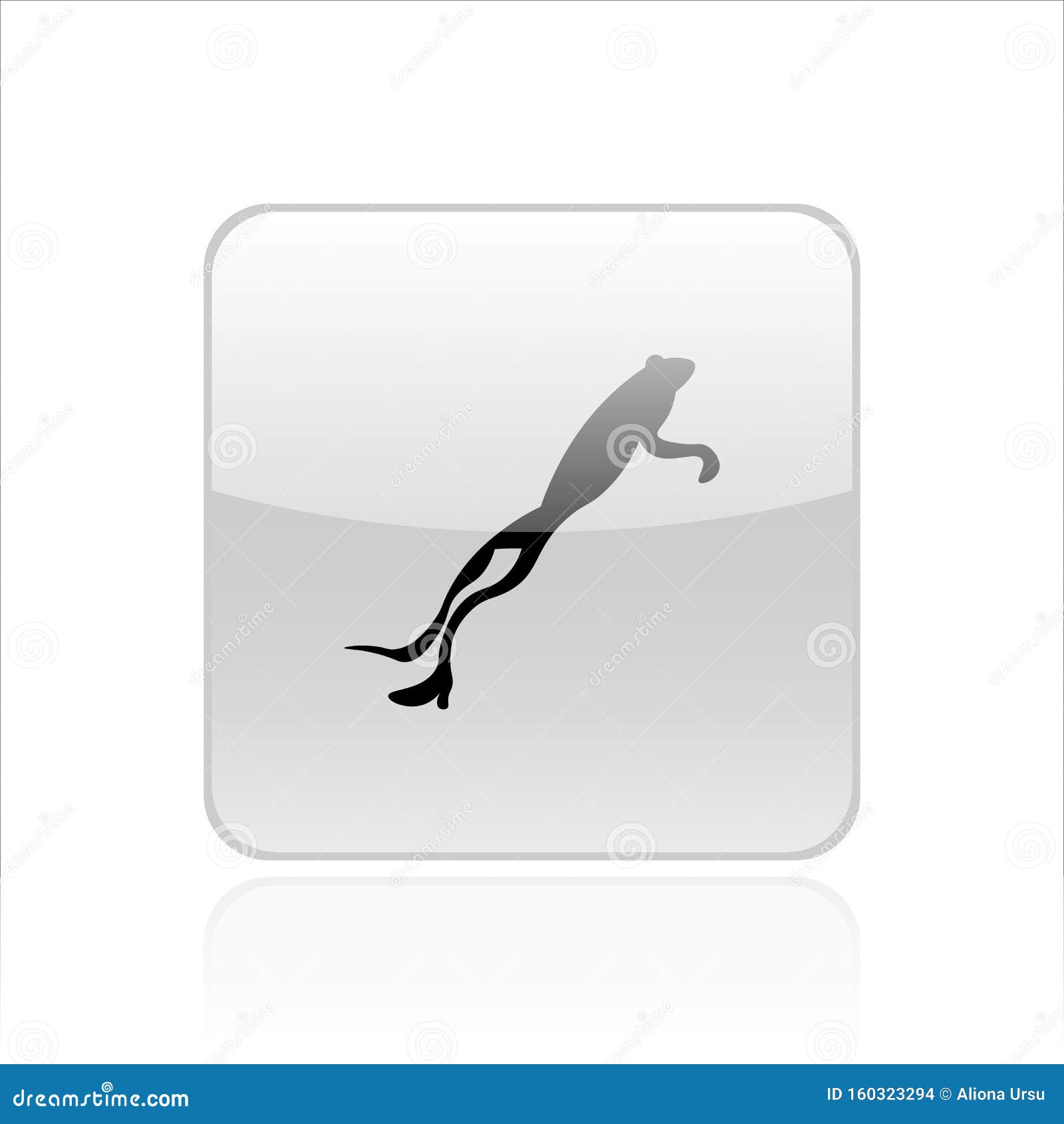 Jumping frog icon stock vector. Illustration of lake - 160323294