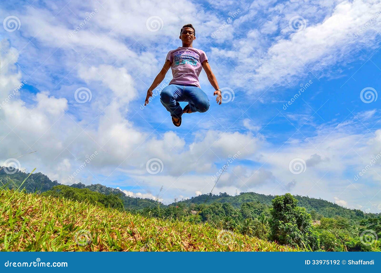 Jumping happy young men stock photo. Image of caucasian - 33975192