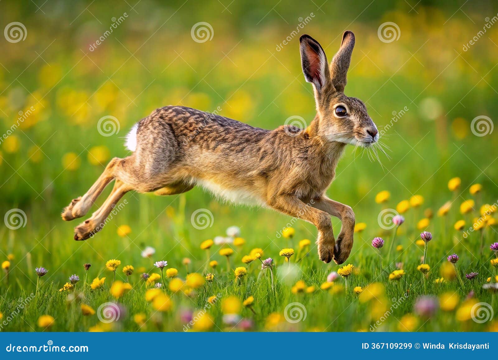 Jumping Hare. Vector Black And White Line Drawing | CartoonDealer.com ...