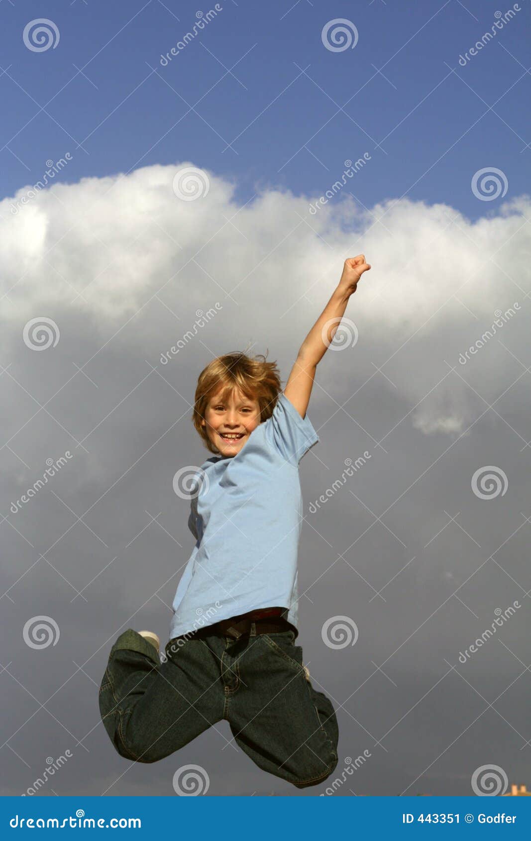 Jumping high stock image. Image of happy, triumphant, young - 443351