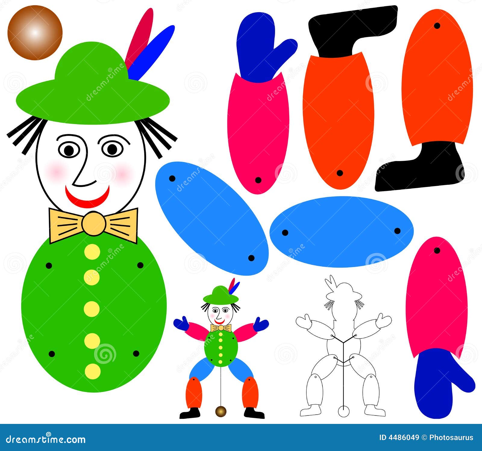 Jumping Jack Puppet Stock Illustrations – 31 Jumping Jack Puppet Stock ...
