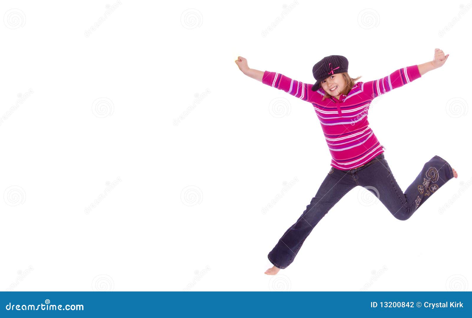Jumping for joy stock photo. Image of joyful, smile, youth - 13200842