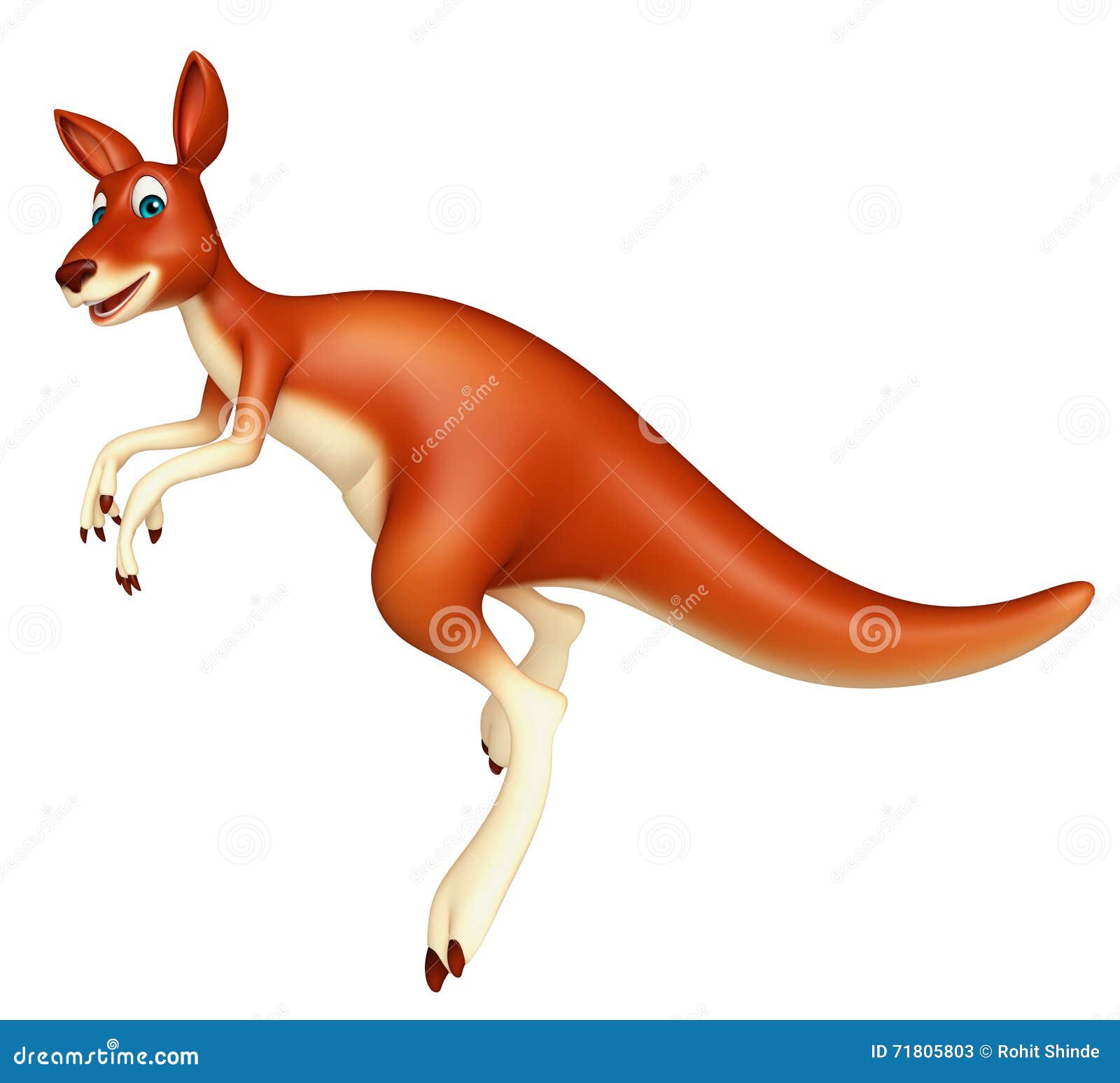 Jumping Kangaroo Cartoon