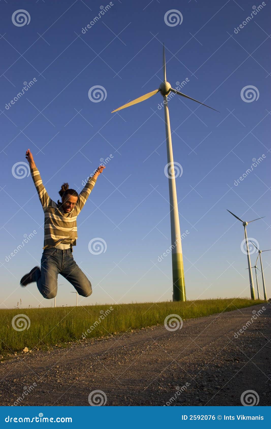 Jumping man stock photo. Image of cheerful, climate, development - 2592076