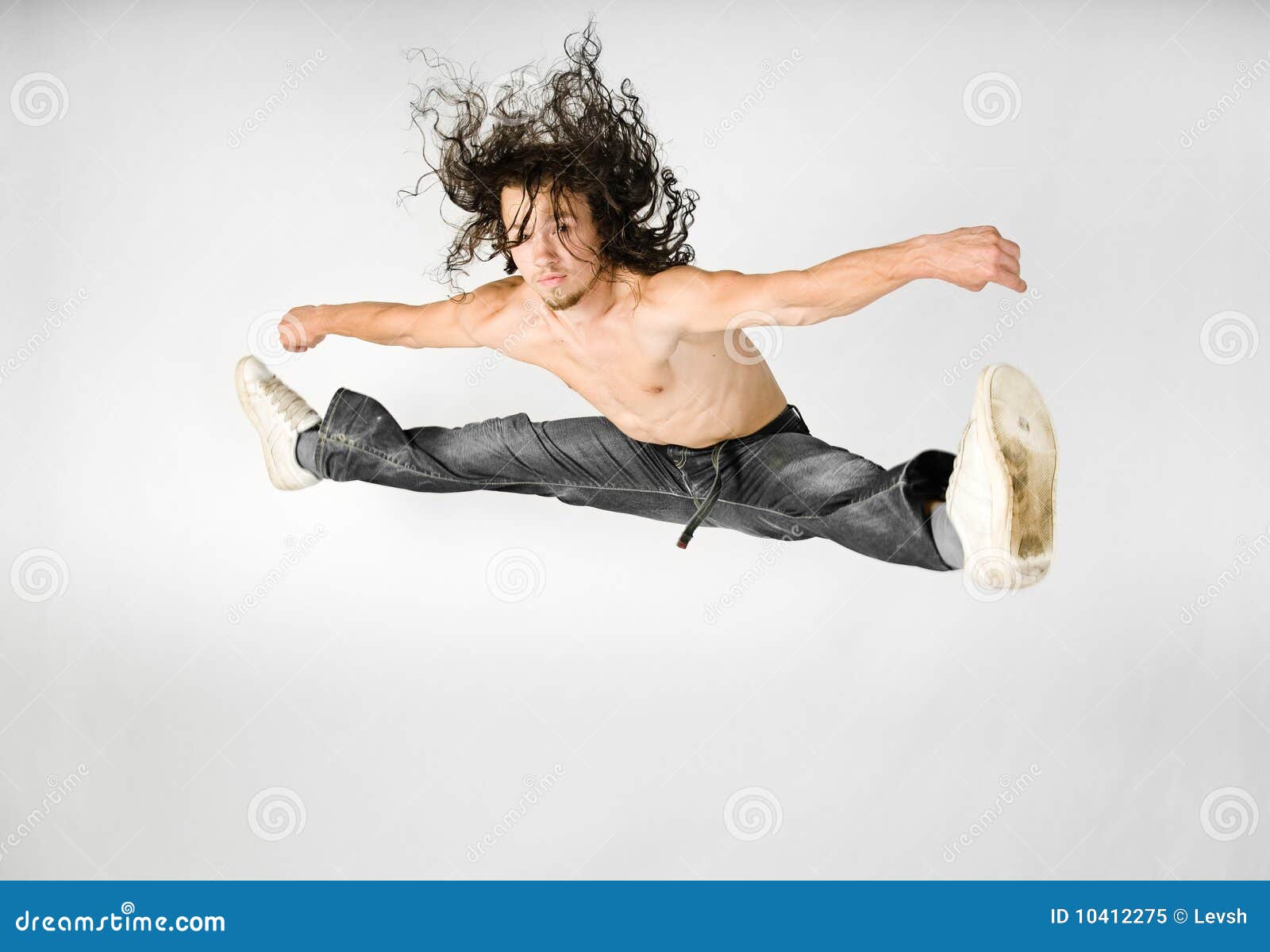 Jumping men stock image. Image of person, european, action - 10412275