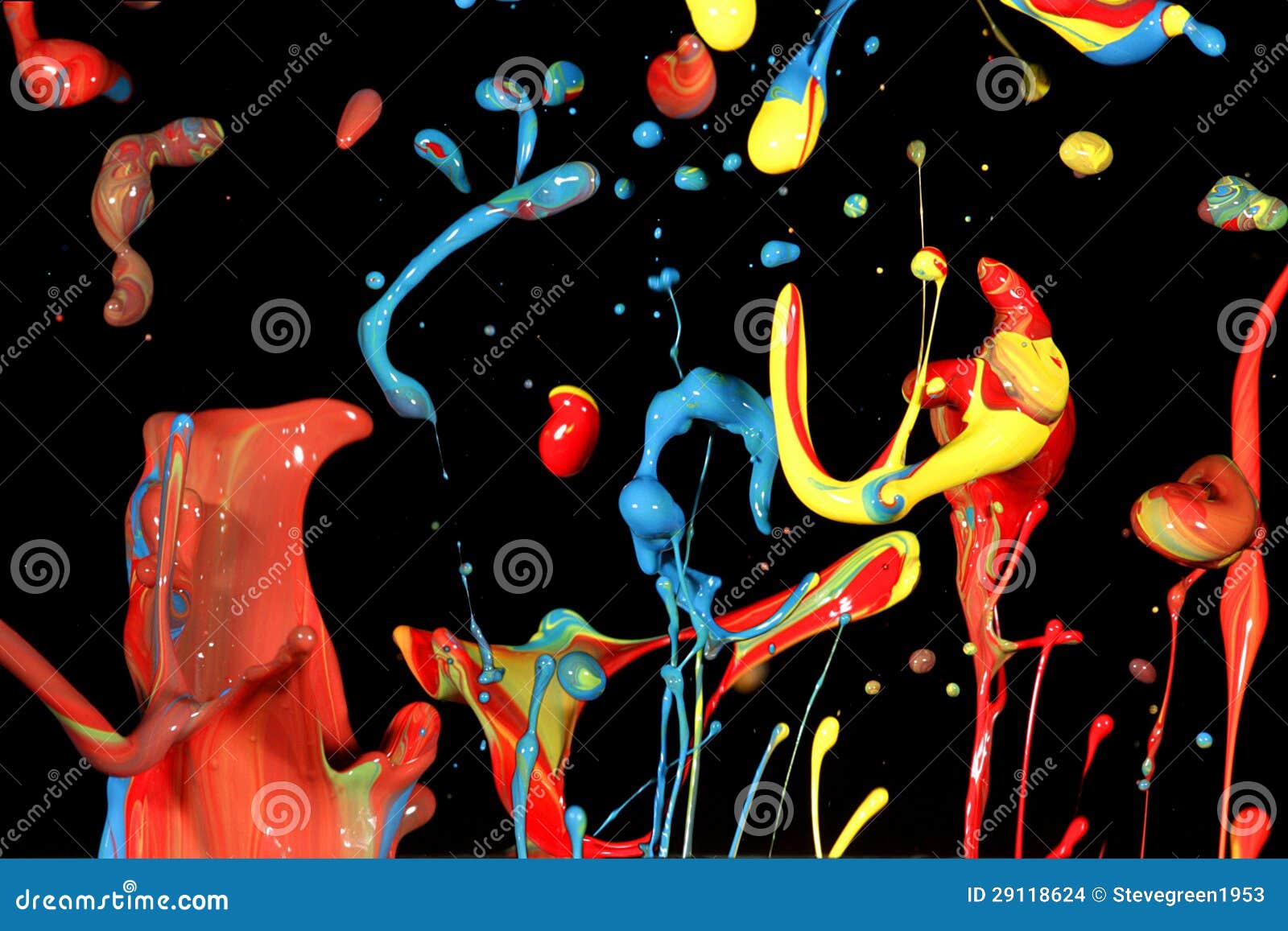 Jumping paint II stock photo. Image of green, abstract - 29118624