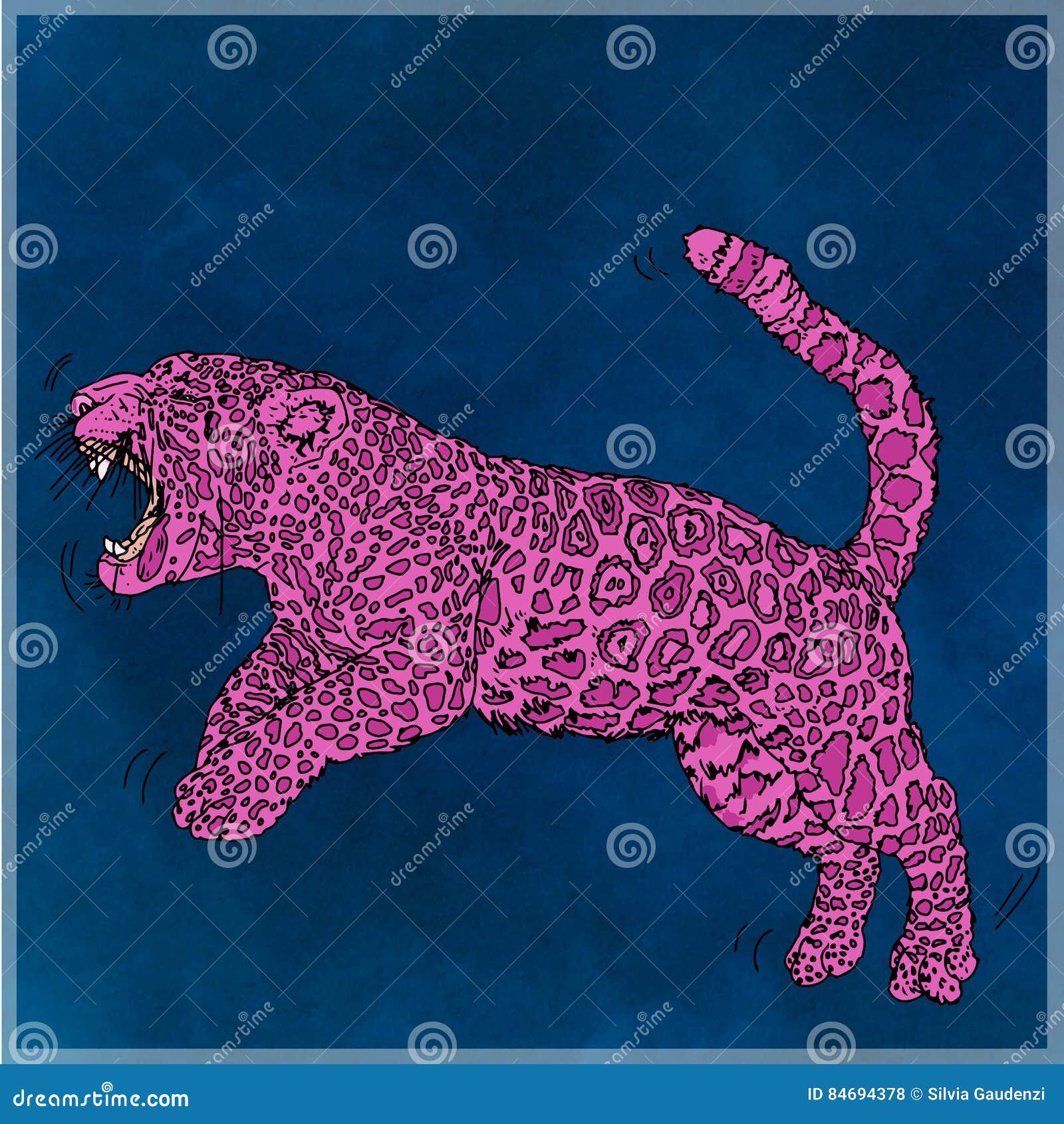 A Panther In A Pink Suit. AI Generated Royalty-Free Stock Image ...