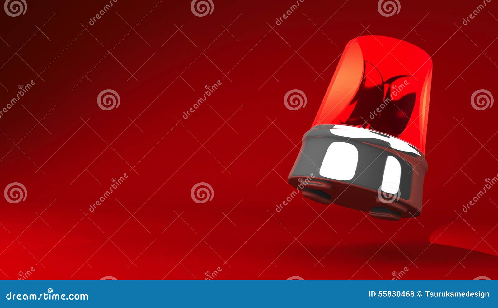 Jumping Red Warning Light on Red Text Space Stock Footage - Video of ...