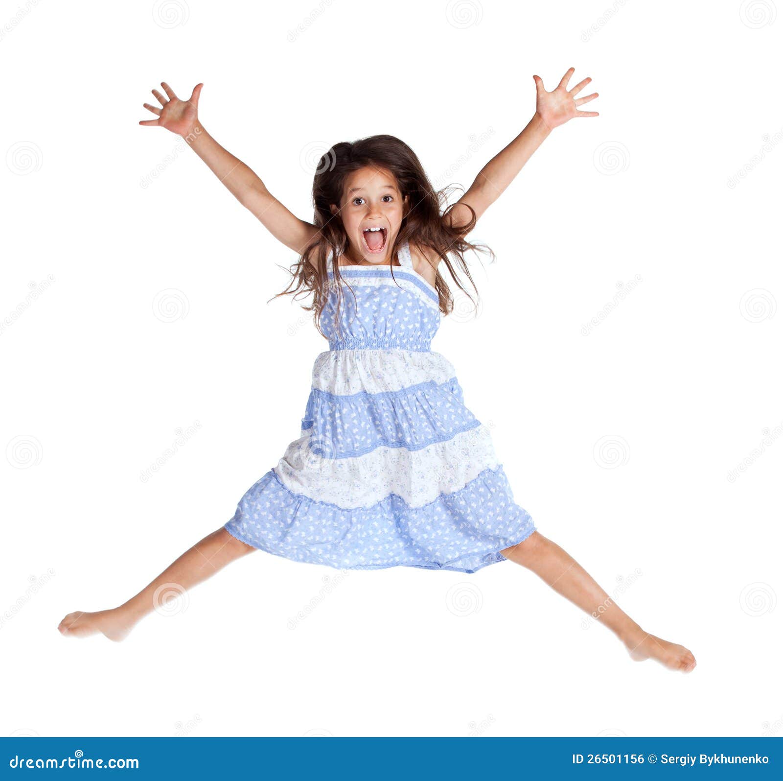 Jumping screaming girl stock photo. Image of lifestyle - 26501156