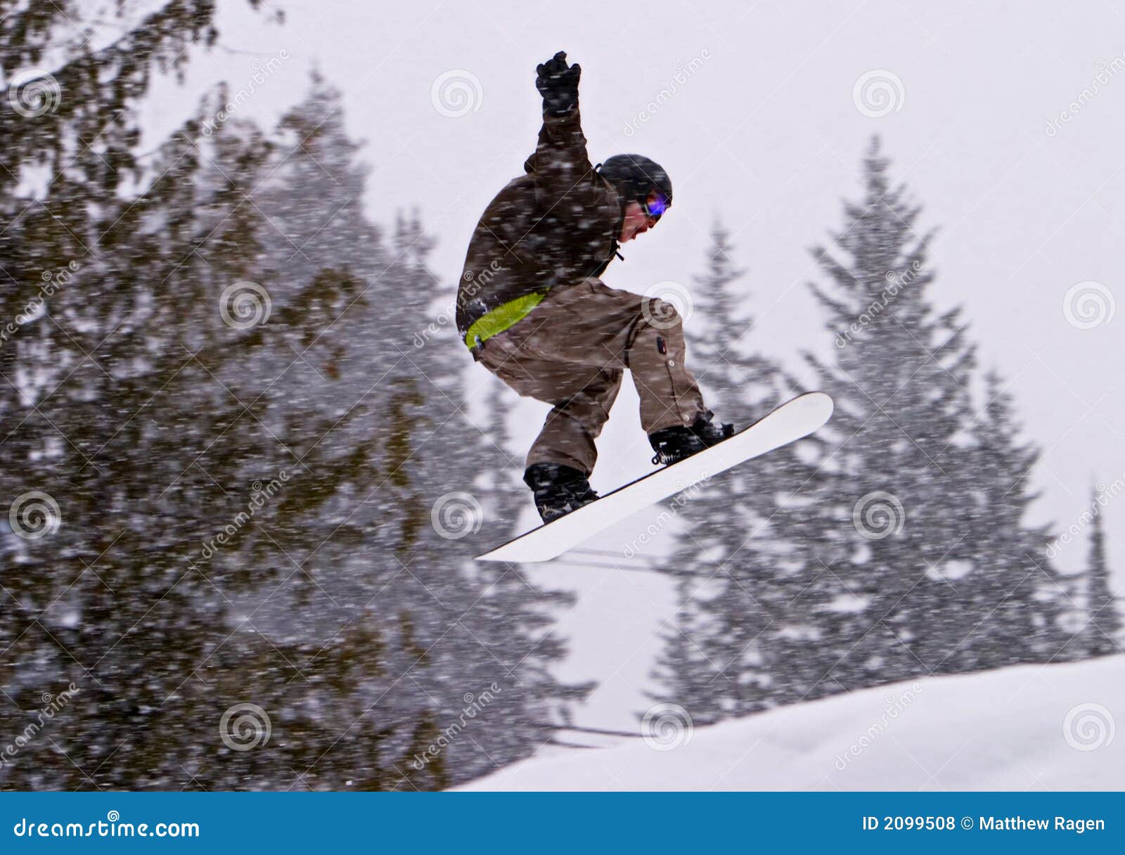 Jumping with a Snowboard stock photo. Image of snowboard - 2099508