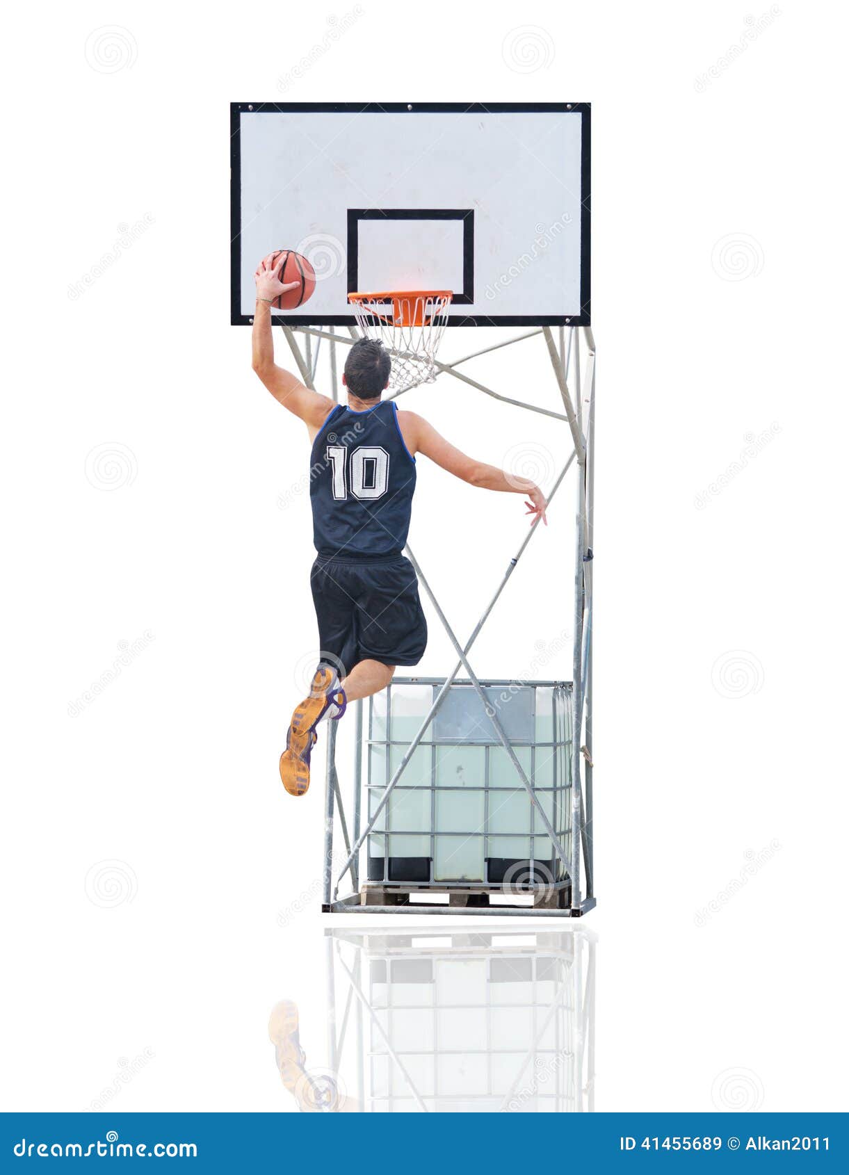 Jumping to the hoop stock image. Image of jump, offense - 41455689