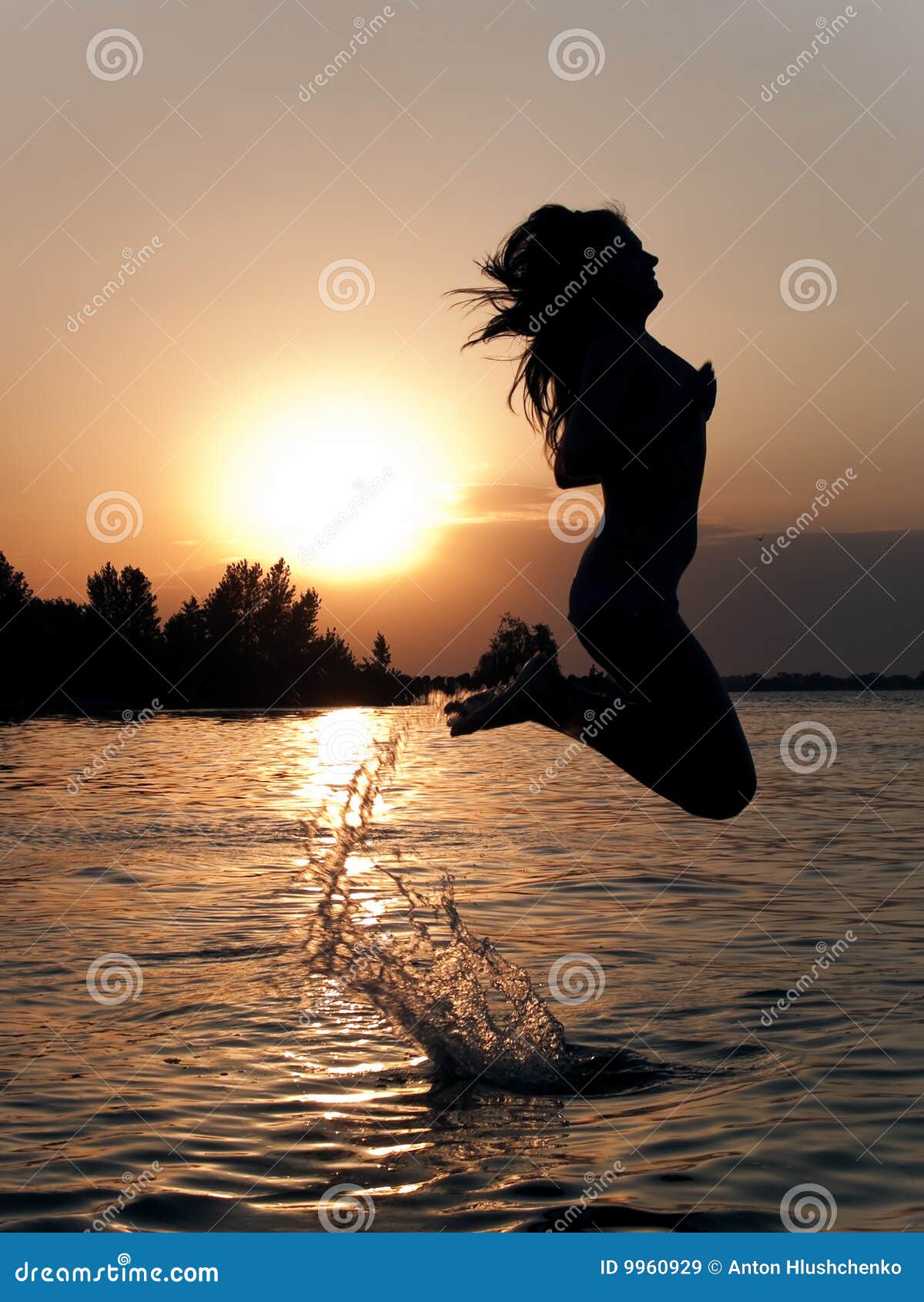 Jumping from water stock image. Image of lady, person - 9960929