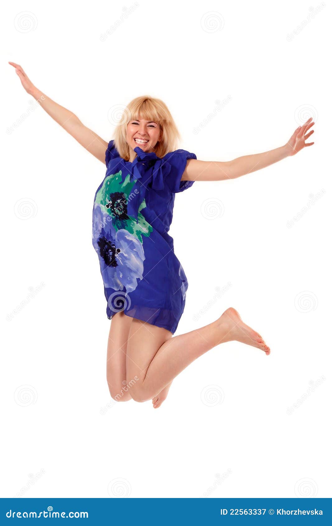 Jumping young woman stock image. Image of modern, performance - 22563337