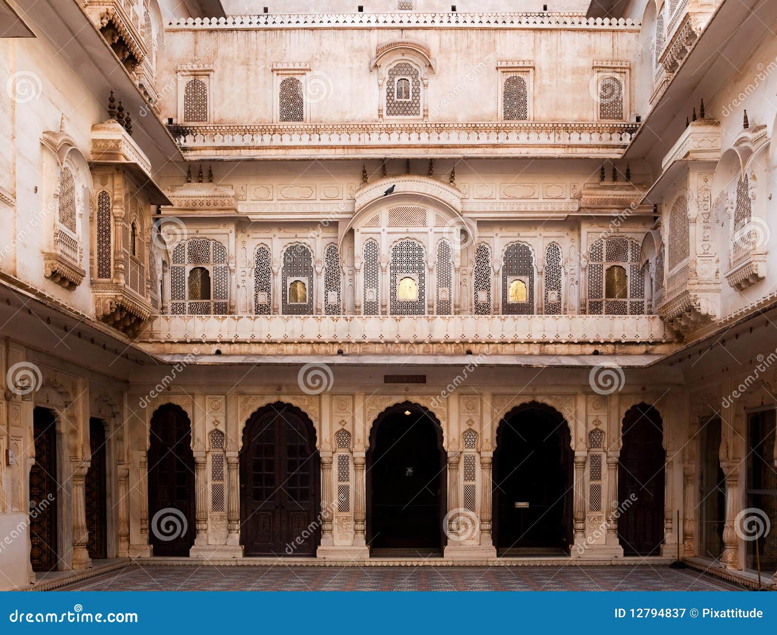 Junagarh Fort stock image. Image of landmark, traditional - 12794837