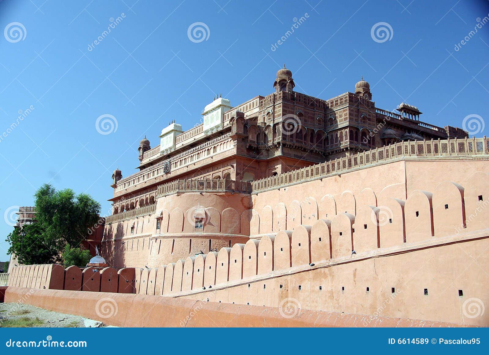 Junagarh fort in Bikaner stock image. Image of fort, rajasthan - 6614589