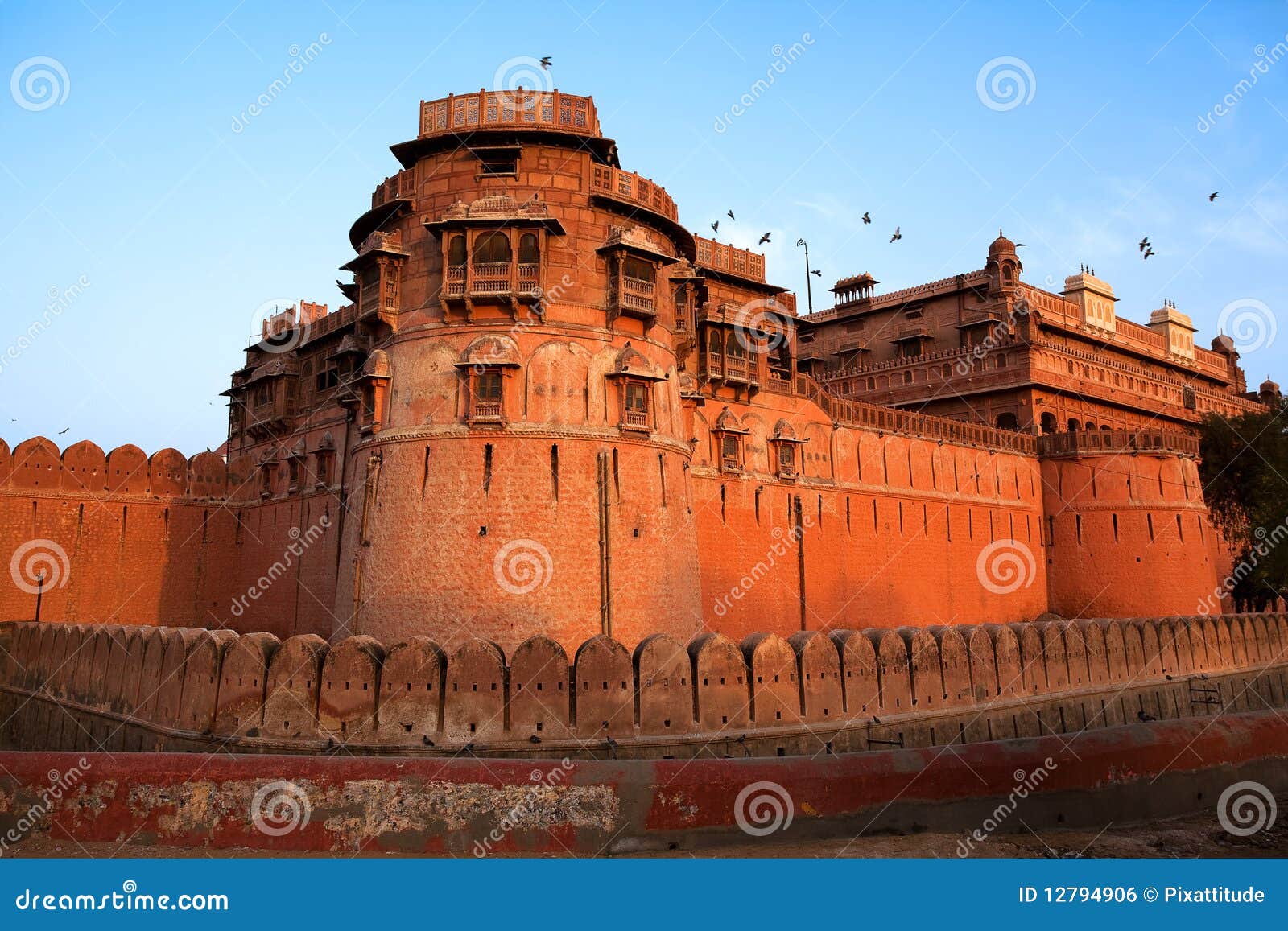 Junagarh Fort india stock photo. Image of fortification - 12794906