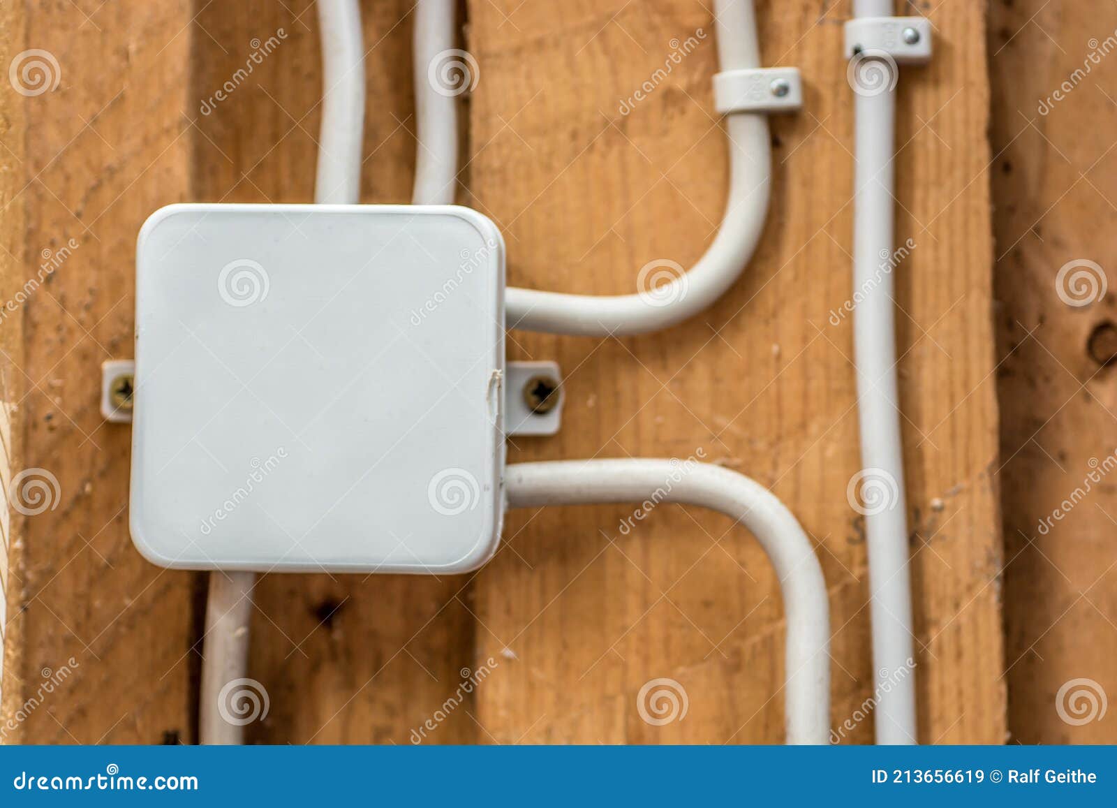 Junction Box and Outgoing Power Cables for Multiple Connections Stock ...
