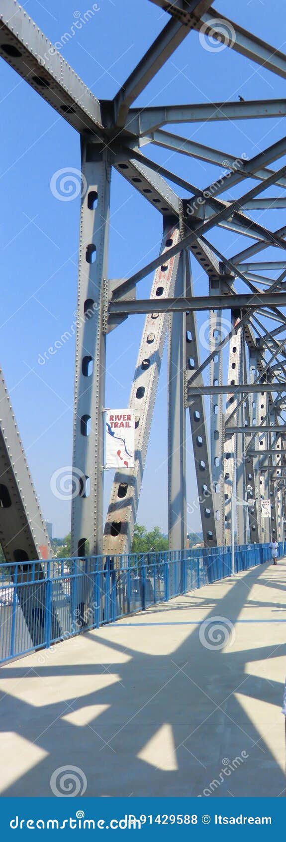 Junction Bridge. Little Rock Editorial Stock Photo - Image of junction ...