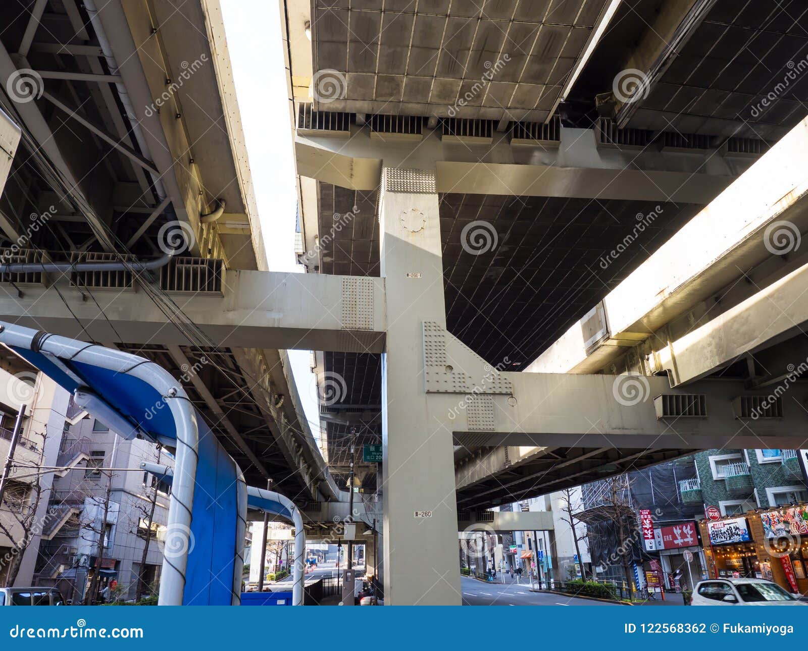 Junction in Japan editorial photography. Image of landmark - 122568362