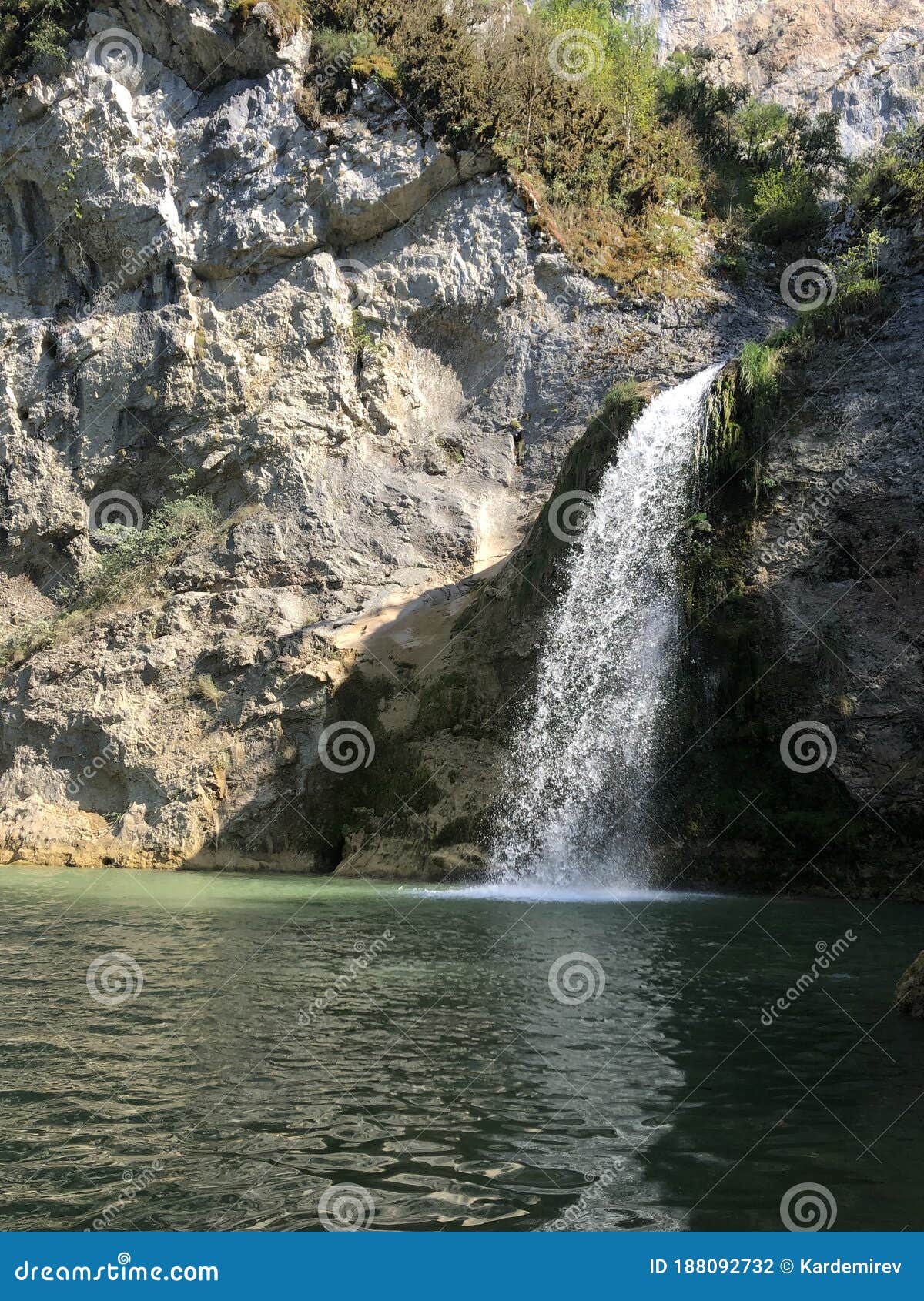 The Junction of the Lake and River. Stock Photo - Image of natural ...