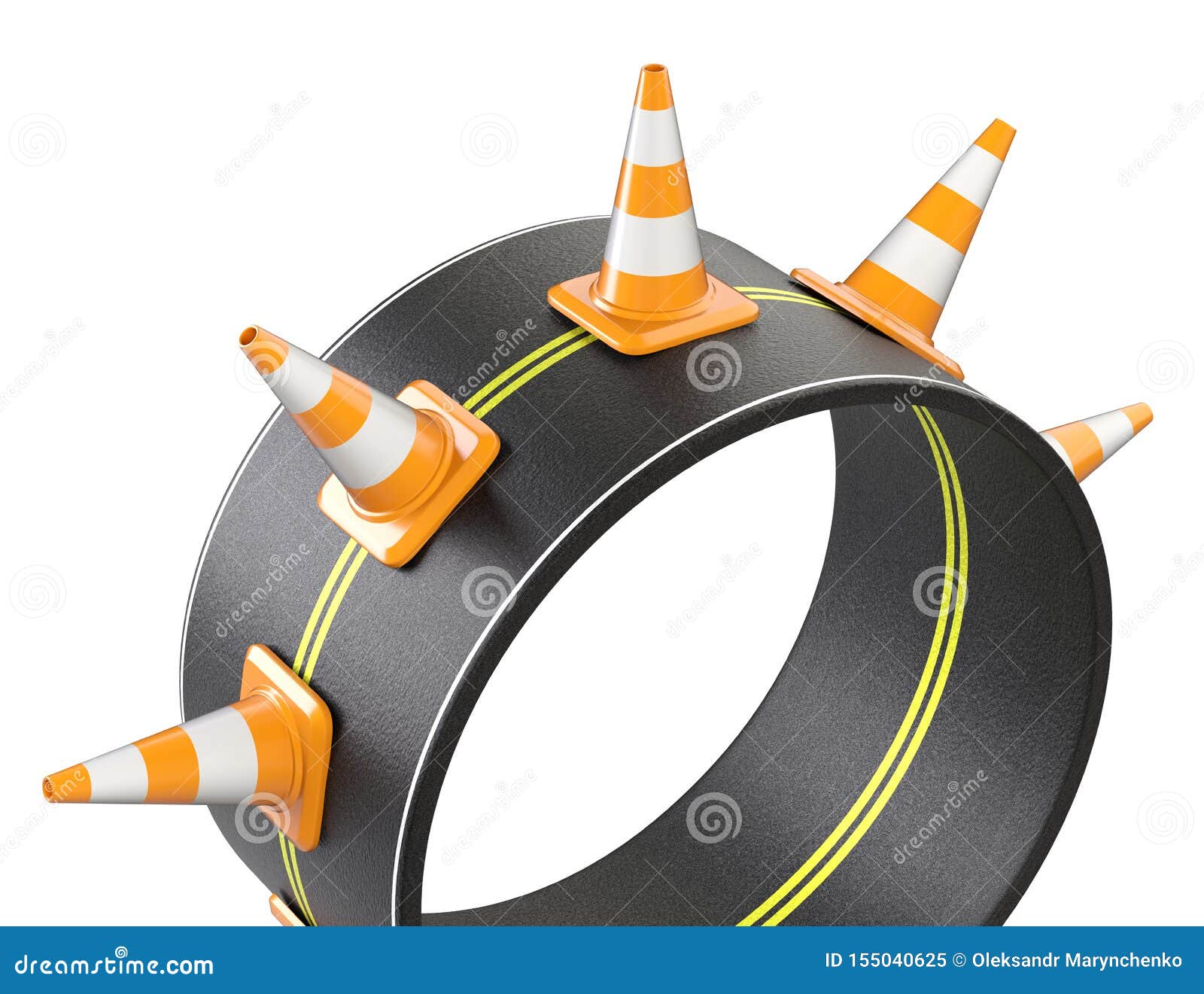 T-shaped Traffic Light With White Lamps To Control Movement Of Trams ...