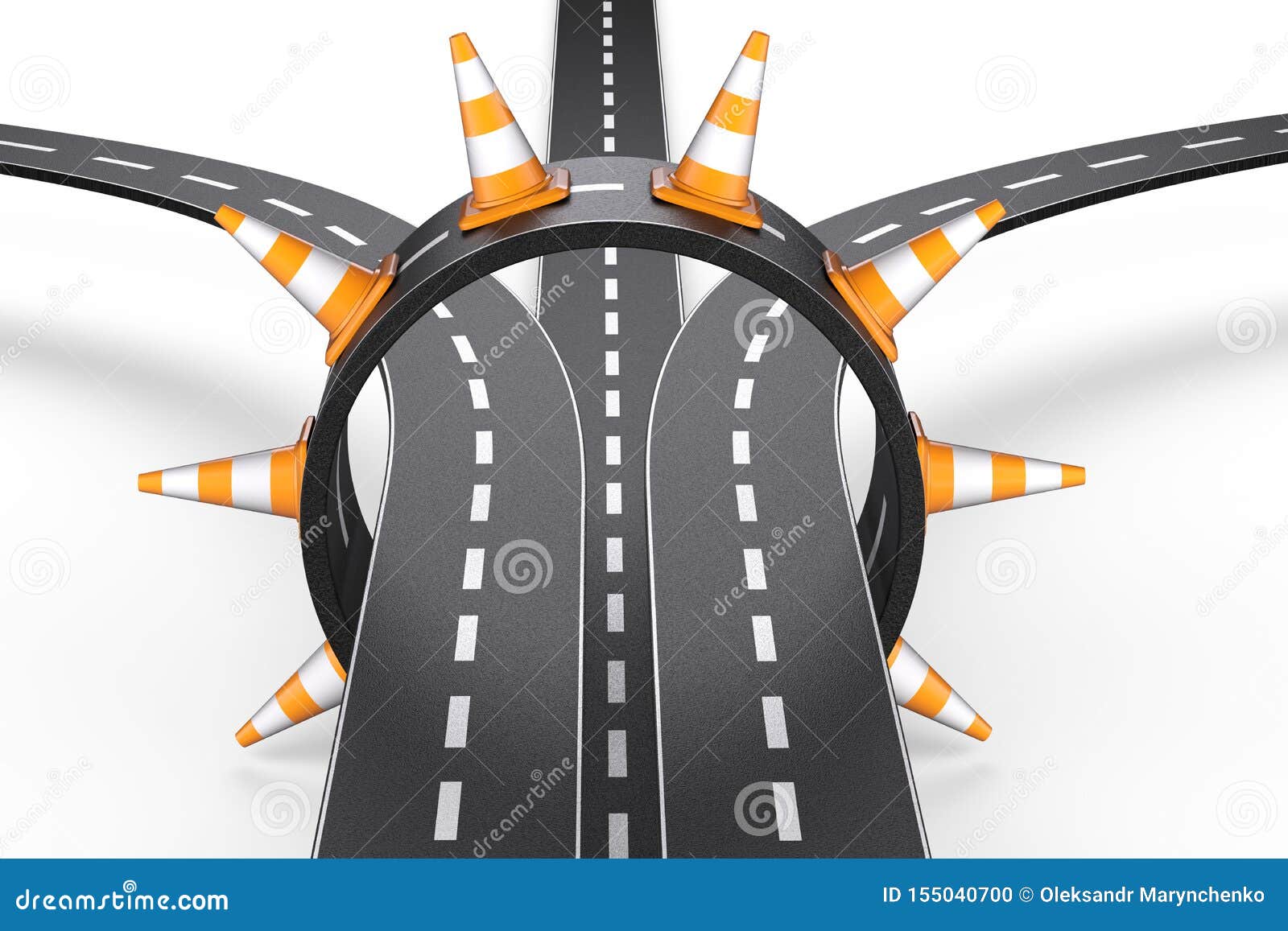 T-shaped Traffic Light With White Lamps To Control Movement Of Trams ...