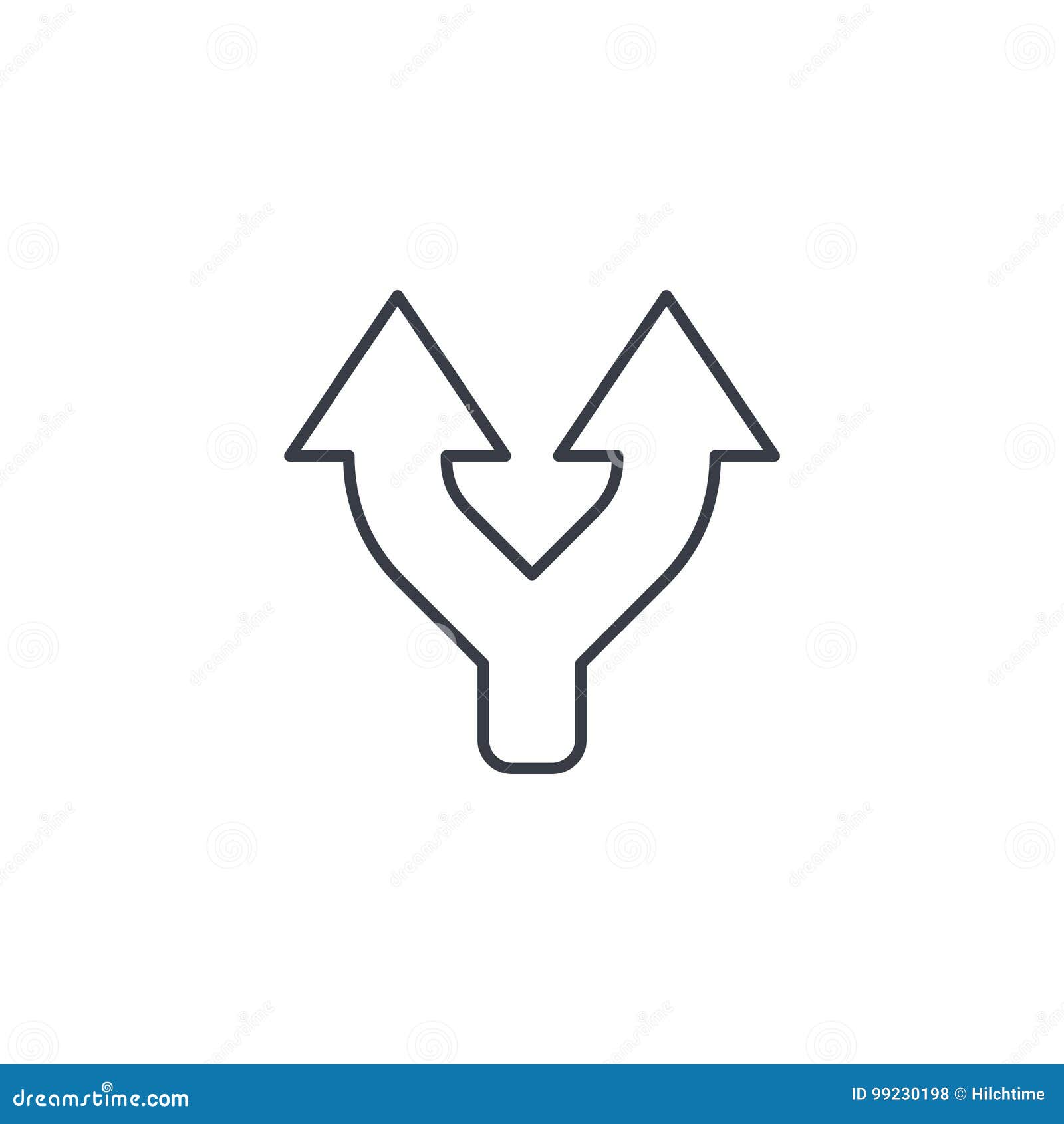 Paths Separate Two Stock Illustrations – 24 Paths Separate Two Stock ...