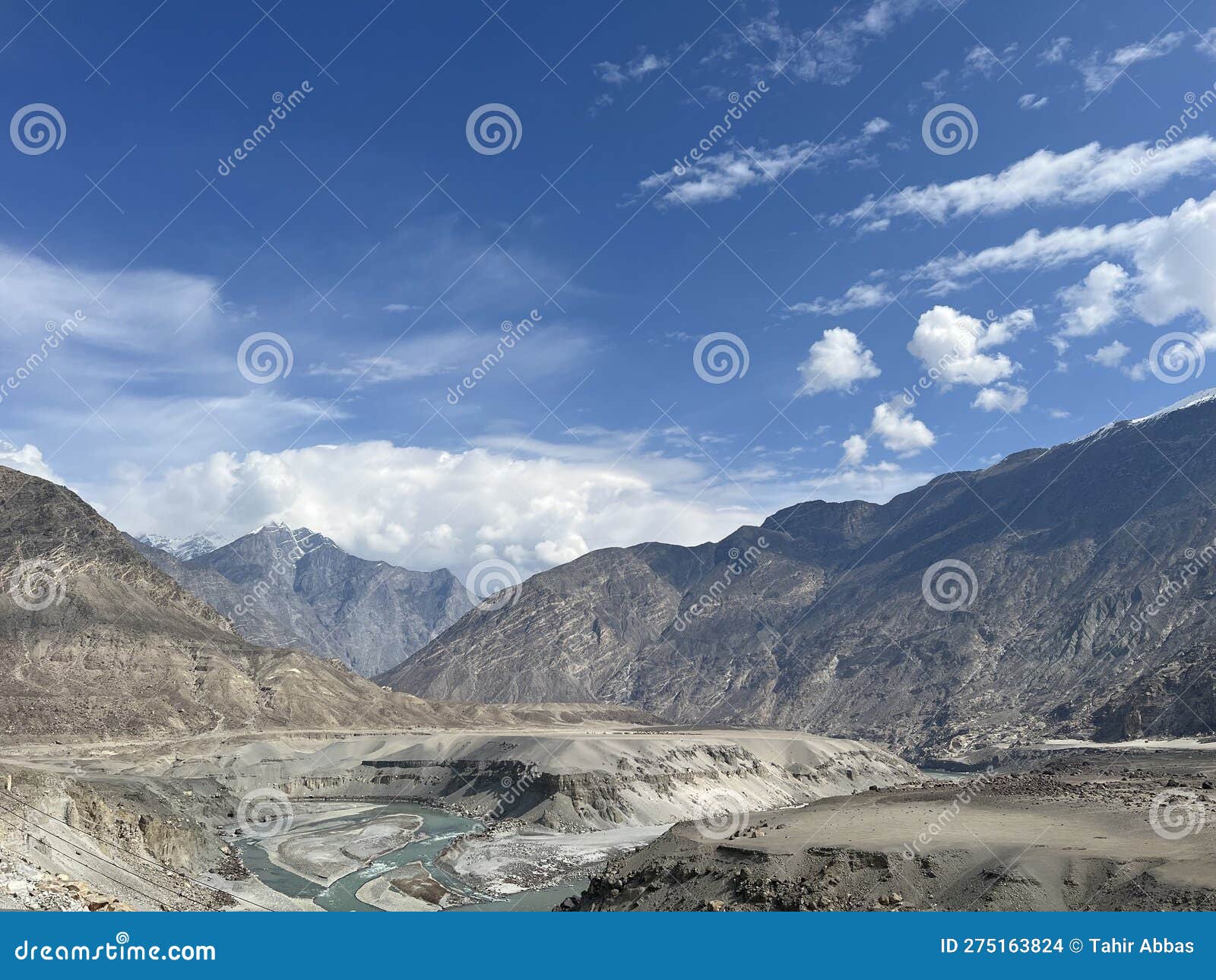 The Junction of the Three Mightiest Mountain Ranges Stock Photo - Image ...