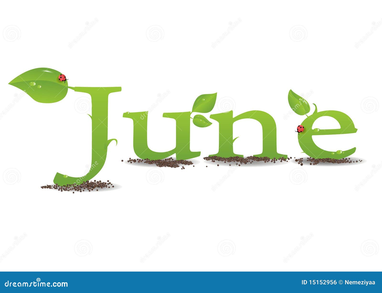 June stock vector. Illustration of nature, june, event - 15152956