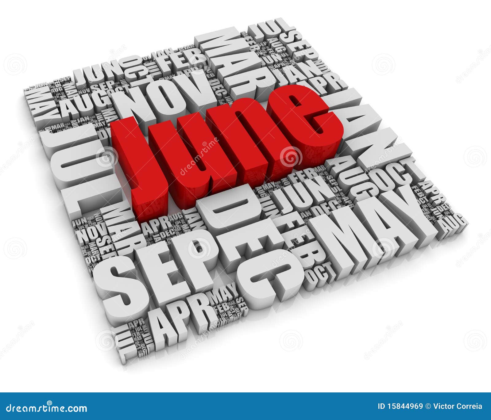 June stock illustration. Illustration of june, date, concepts - 15844969