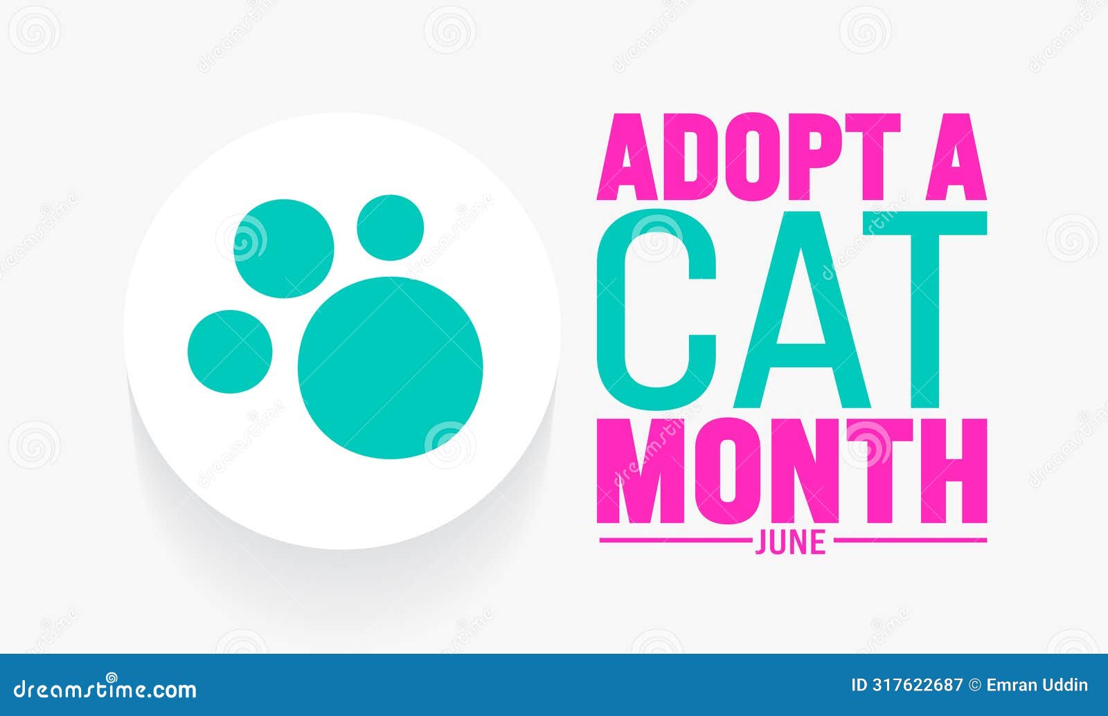 June is Adopt a Cat Month Background Template. Holiday Concept Stock ... June is Adopt a Cat Month Background Template. Holiday Concept Stock ...