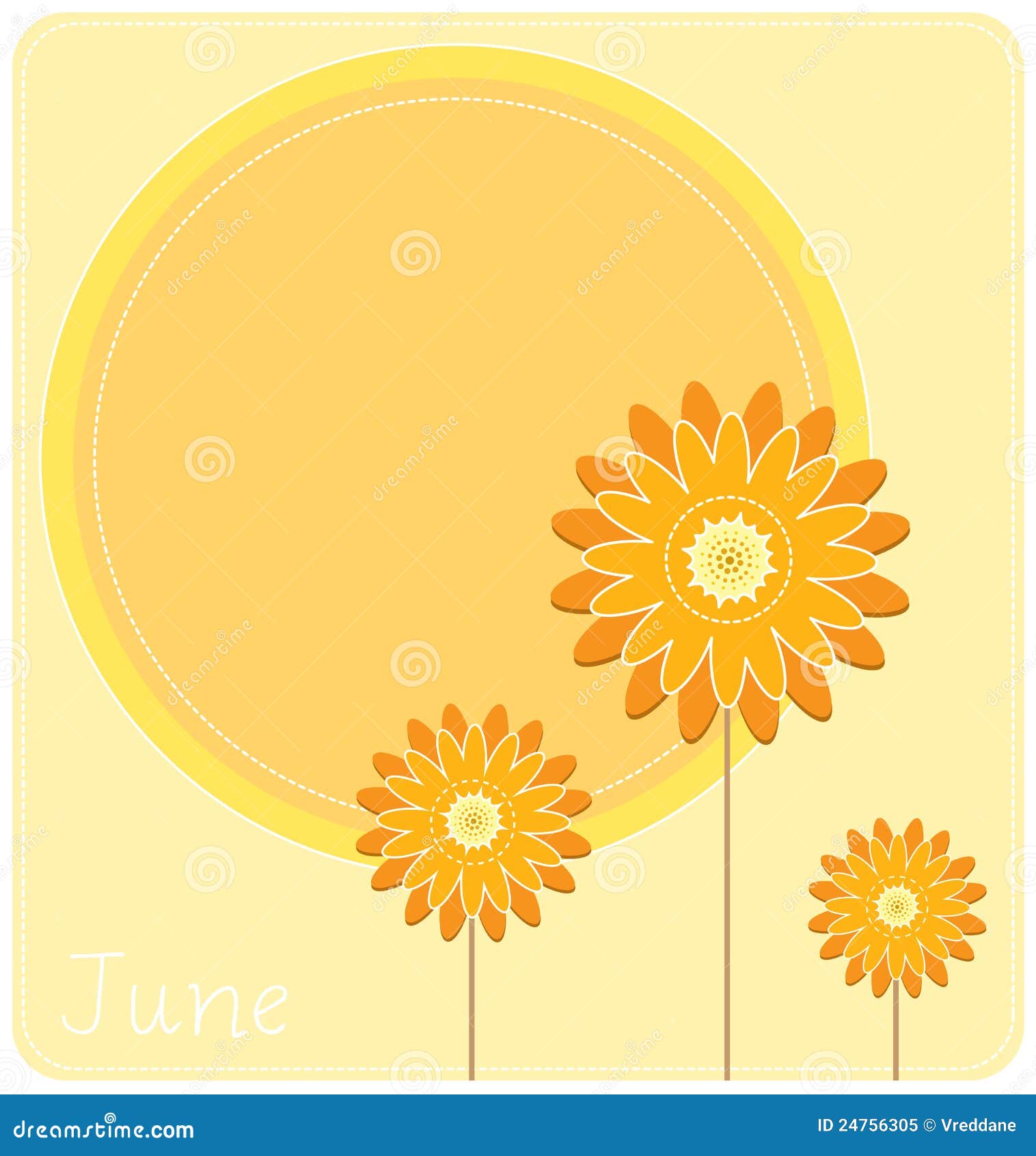 June Background Cartoon Vector | CartoonDealer.com #24756305