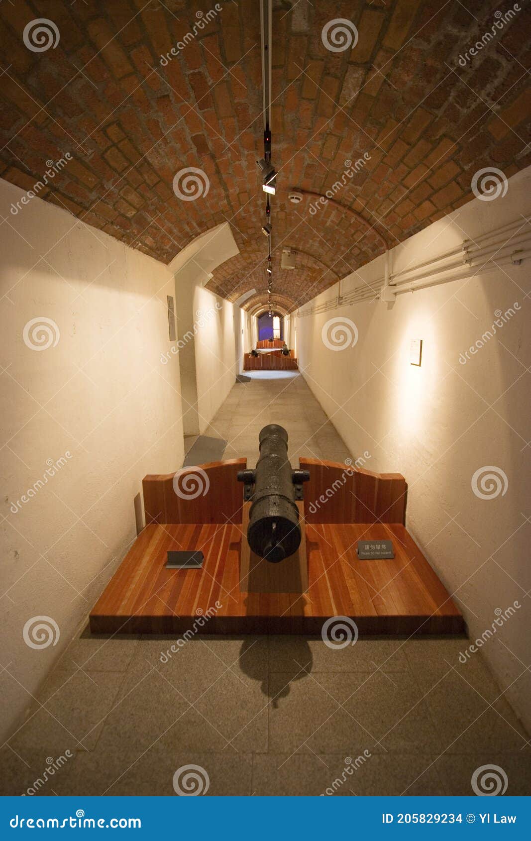 Castle Tunnel with a Series of Arches, Hk 17 June 2006 Editorial Stock ...