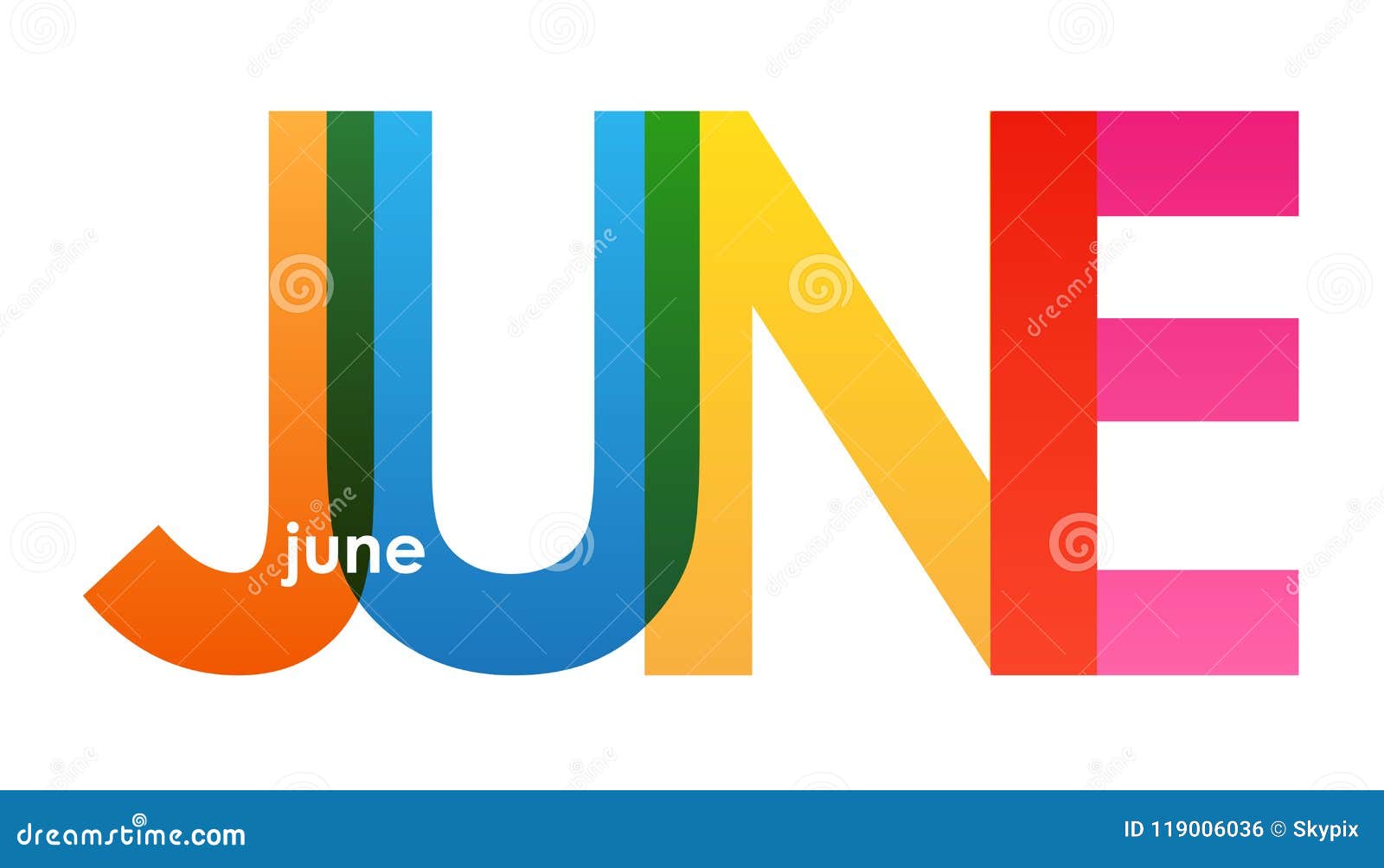 JUNE Colorful Overlapping Letters Vector Banner Stock Vector ... JUNE Colorful Overlapping Letters Vector Banner Stock Vector ...