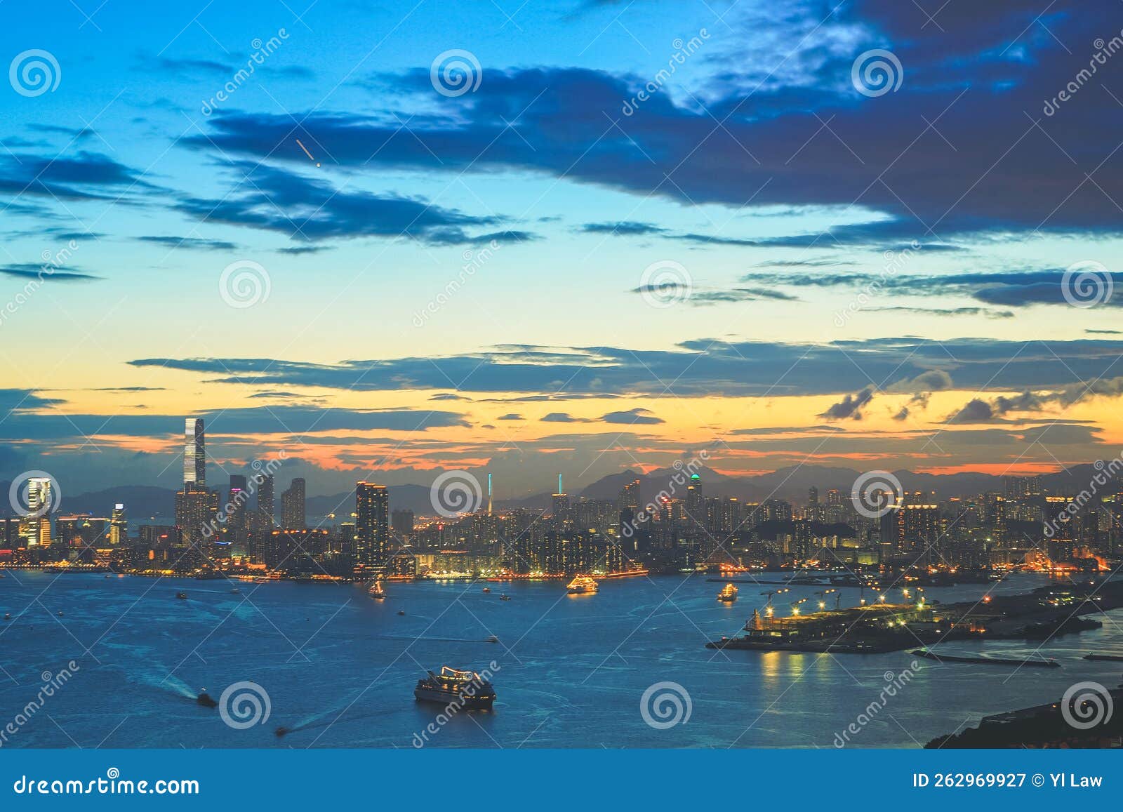 The Devil Hill of Sunset, Hong Kong 30 June 2012 Editorial Photography ...