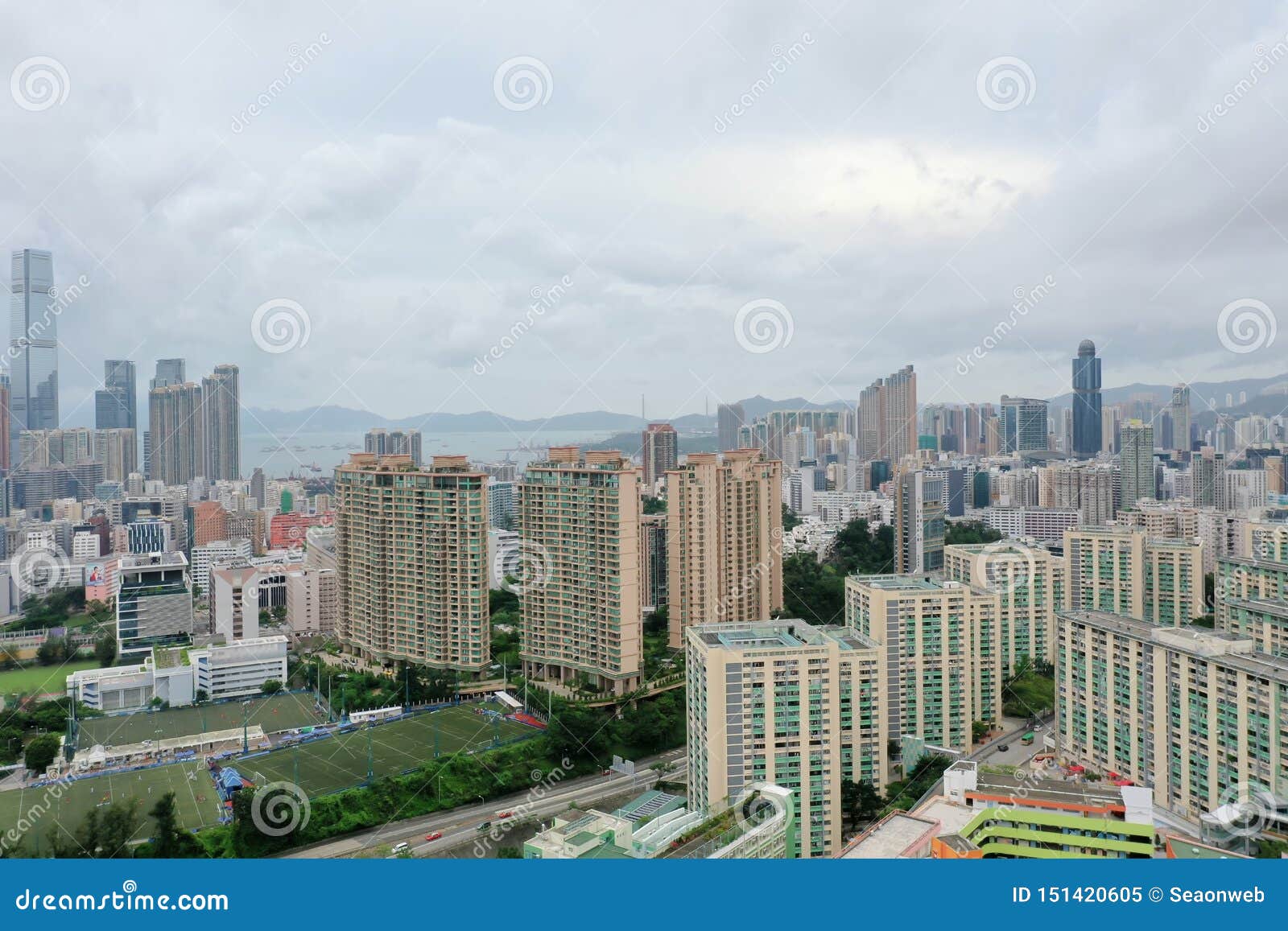 23 June 2019 Ho Man Tin View of Kowloon Editorial Image - Image of ...