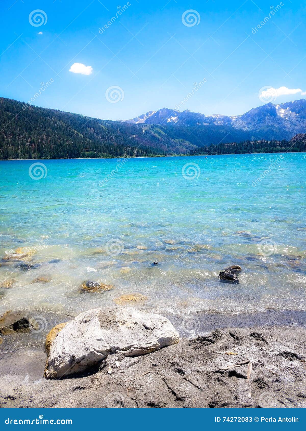 June Lake stock image. Image of deep, lake, national - 74272083