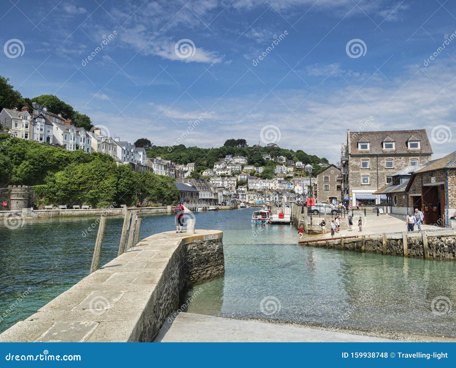 Looe, Cornwall, UK editorial stock photo. Image of coastal - 159938748