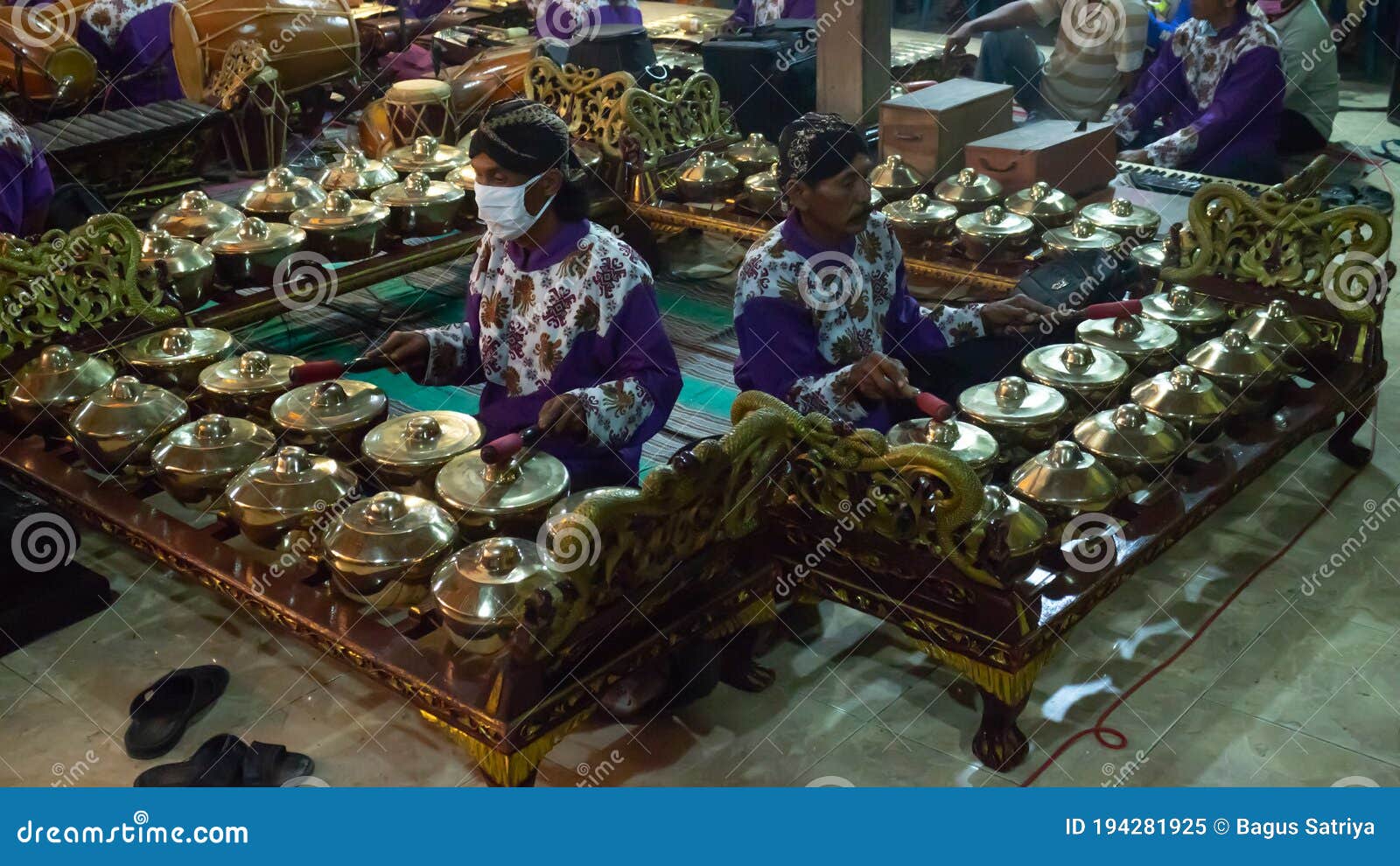 26 June 2020, Pati, Indonesia: Gamelan Orchestra at a Puppet Show ...