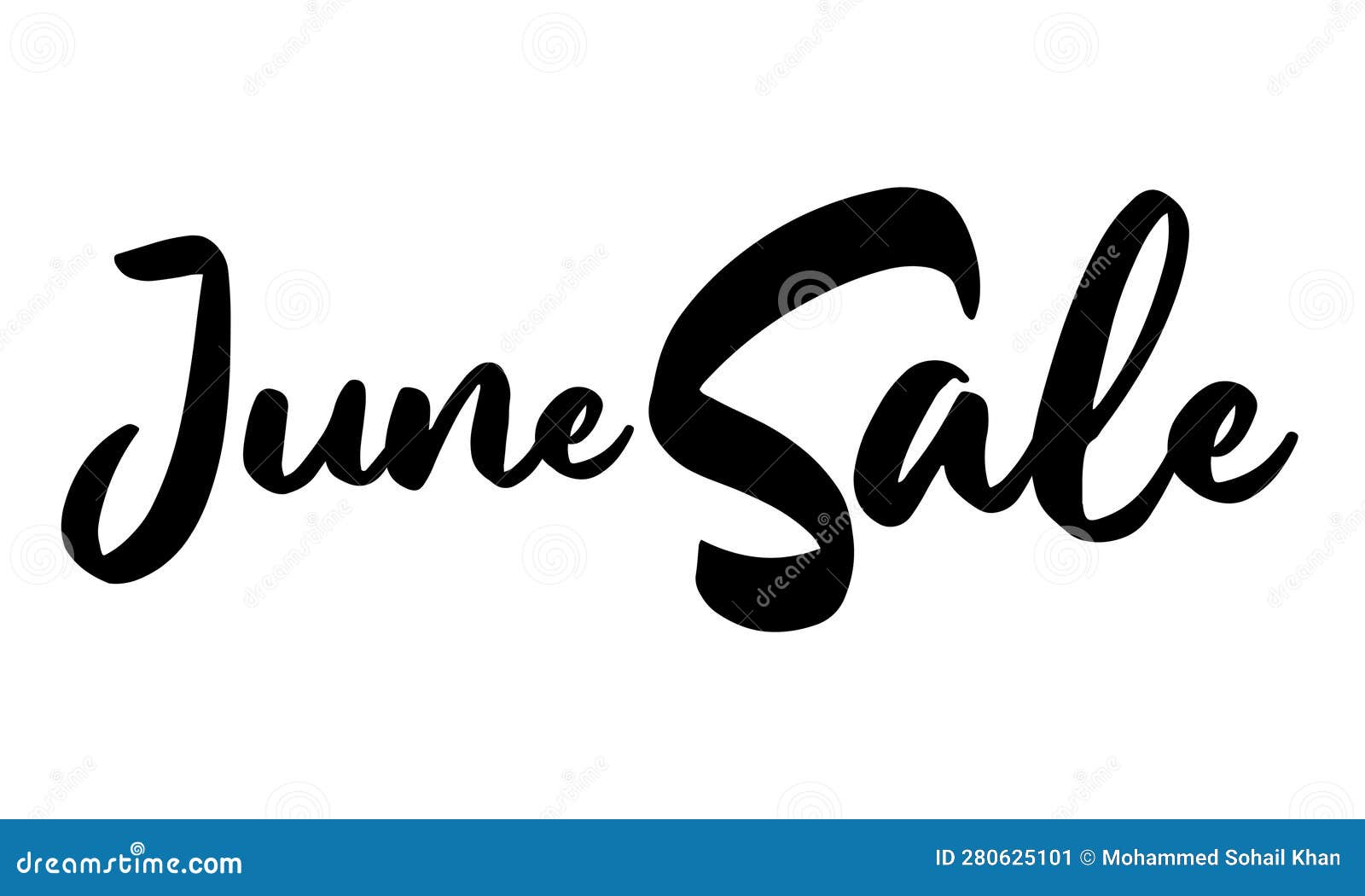 June Sale Bold Typography Text for Sale Banners Flyers and Templates ...