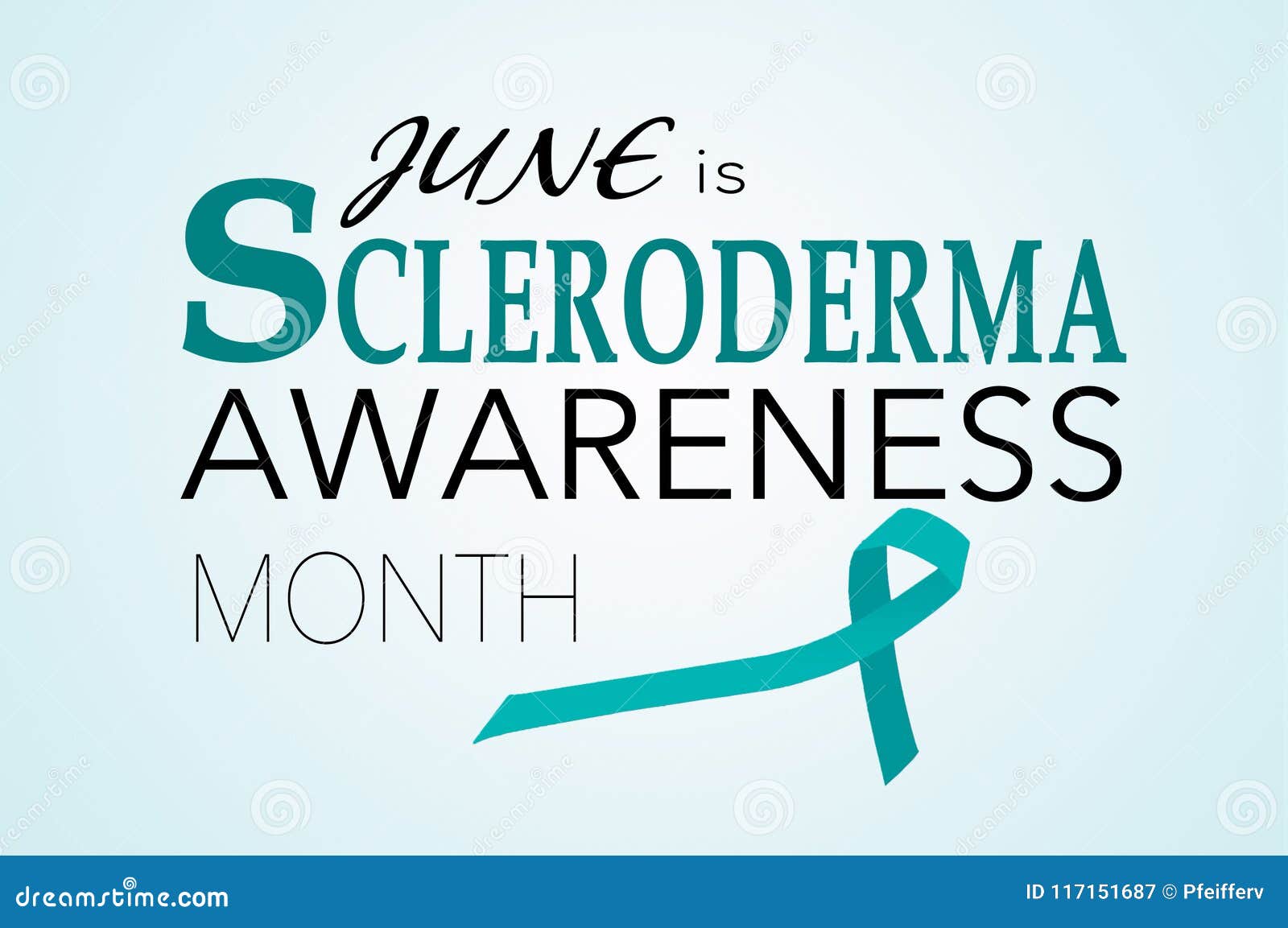 Scleroderma Awareness Month Stock Illustration - Illustration of care ...