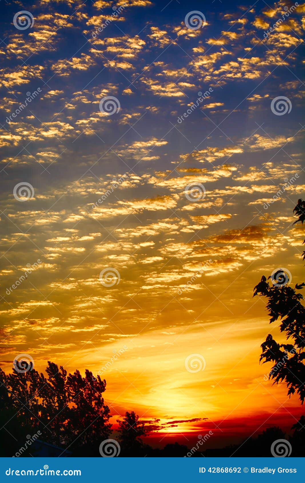 June Sunset stock photo. Image of landscape, cloudy, sunset - 42868692